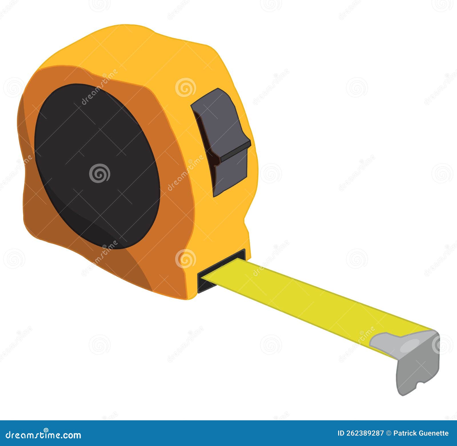 Measuring meter, icon stock vector. Illustration of measure - 262389287