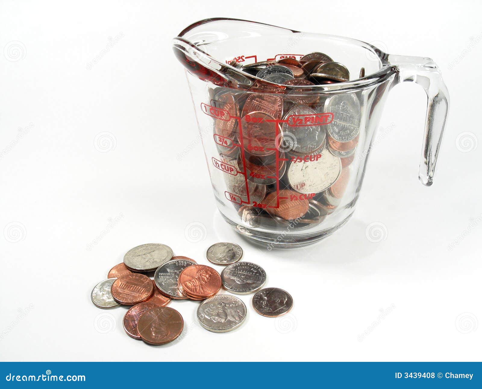 Measuring Money stock photo. Image of coins, budgeting - 3439408