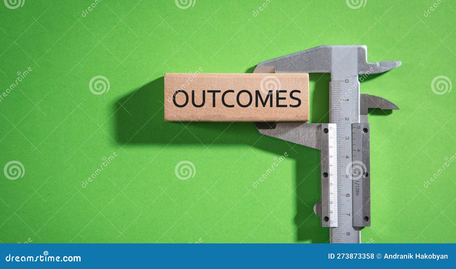 Measuring Outcomes Word. Business Concept Stock Photo - Image of target ...