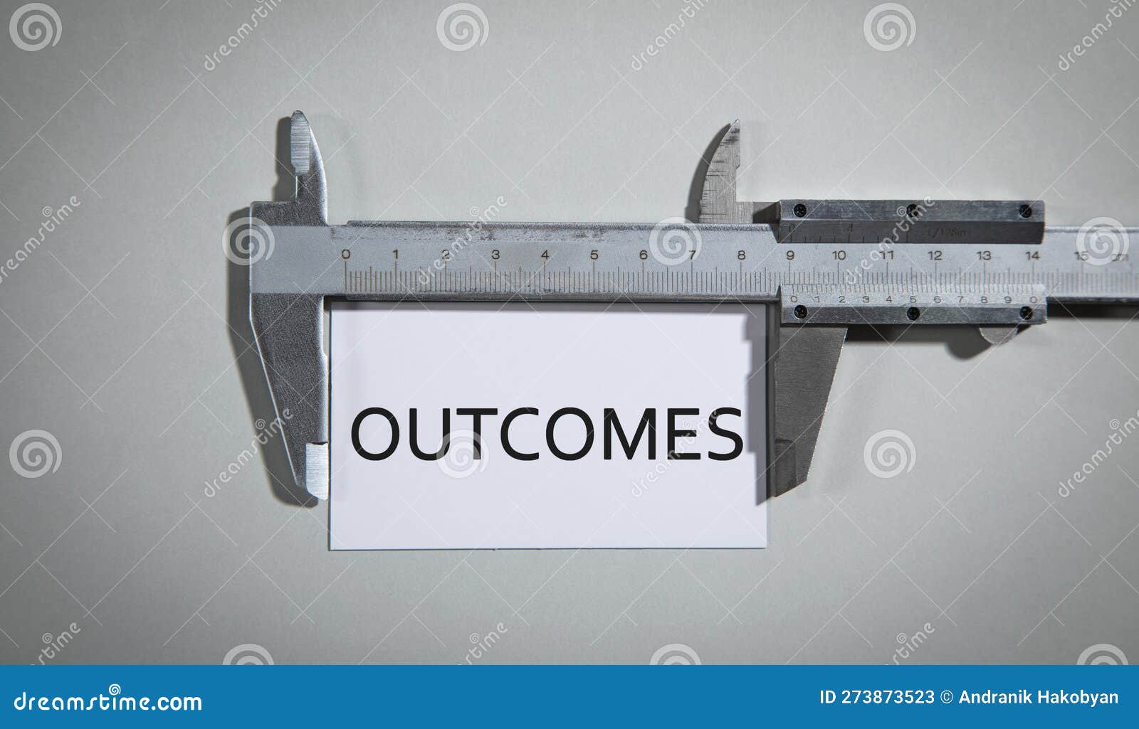 Measuring Outcomes Word. Business Concept Stock Image - Image of ...