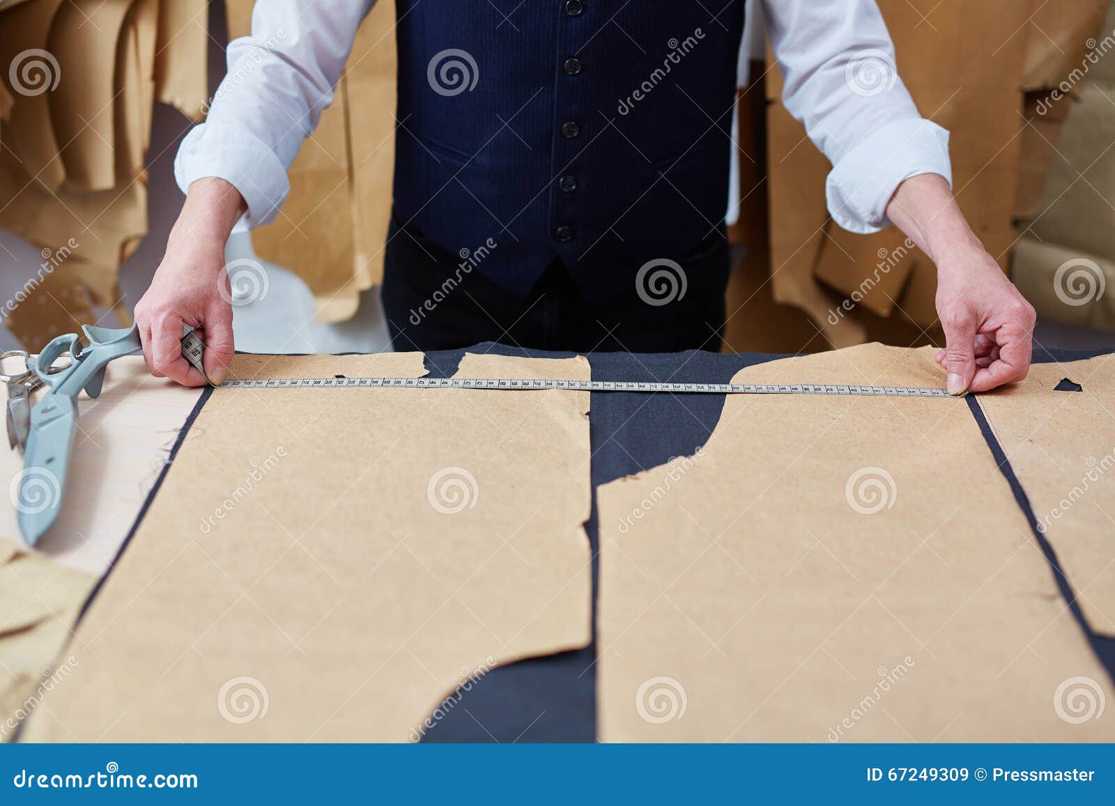 Measuring paper patterns stock image. Image of caucasian - 67249309