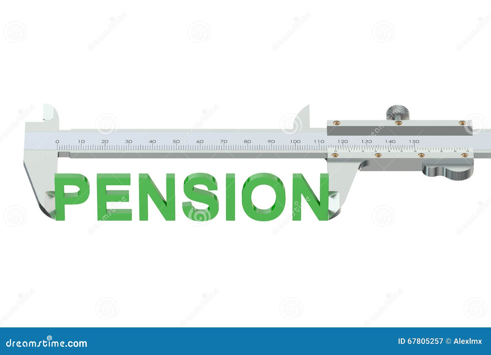 PENSION. Concept With People, Letters And Icons. Flat Vector ...