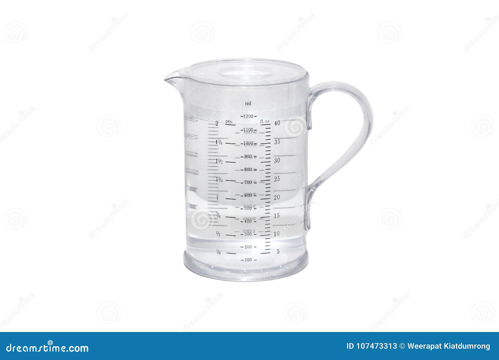 Measuring plastic jug stock image. Image of measure - 107473313