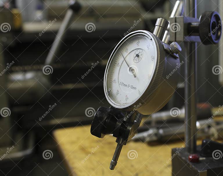 Measuring Precision Instruments Instrument Dial Indicator Stock Image ...