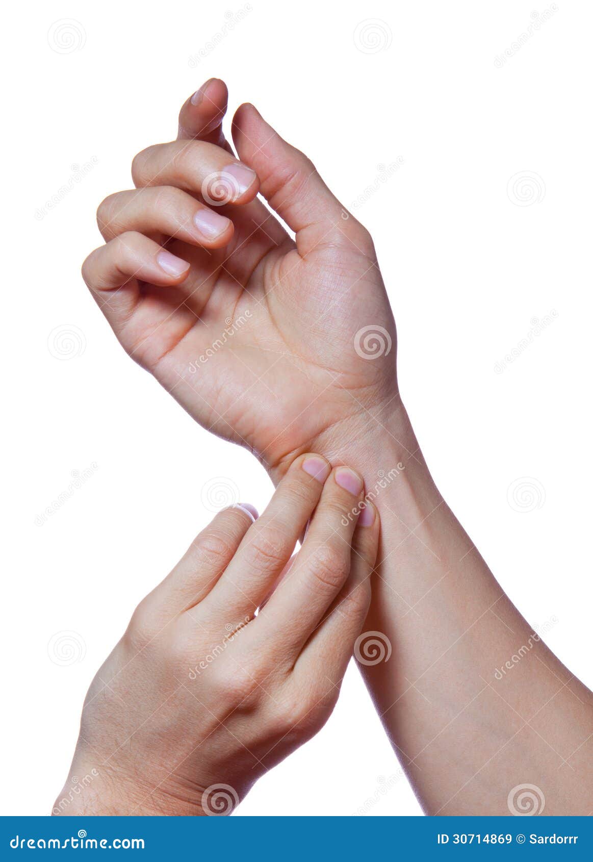 Measuring pulse stock image. Image of heart, feel, medicine - 30714869