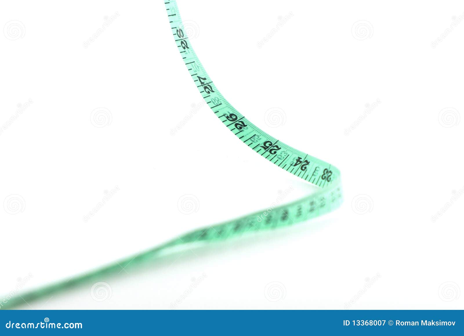 Measuring ribbon stock image. Image of isolated, tool - 13368007