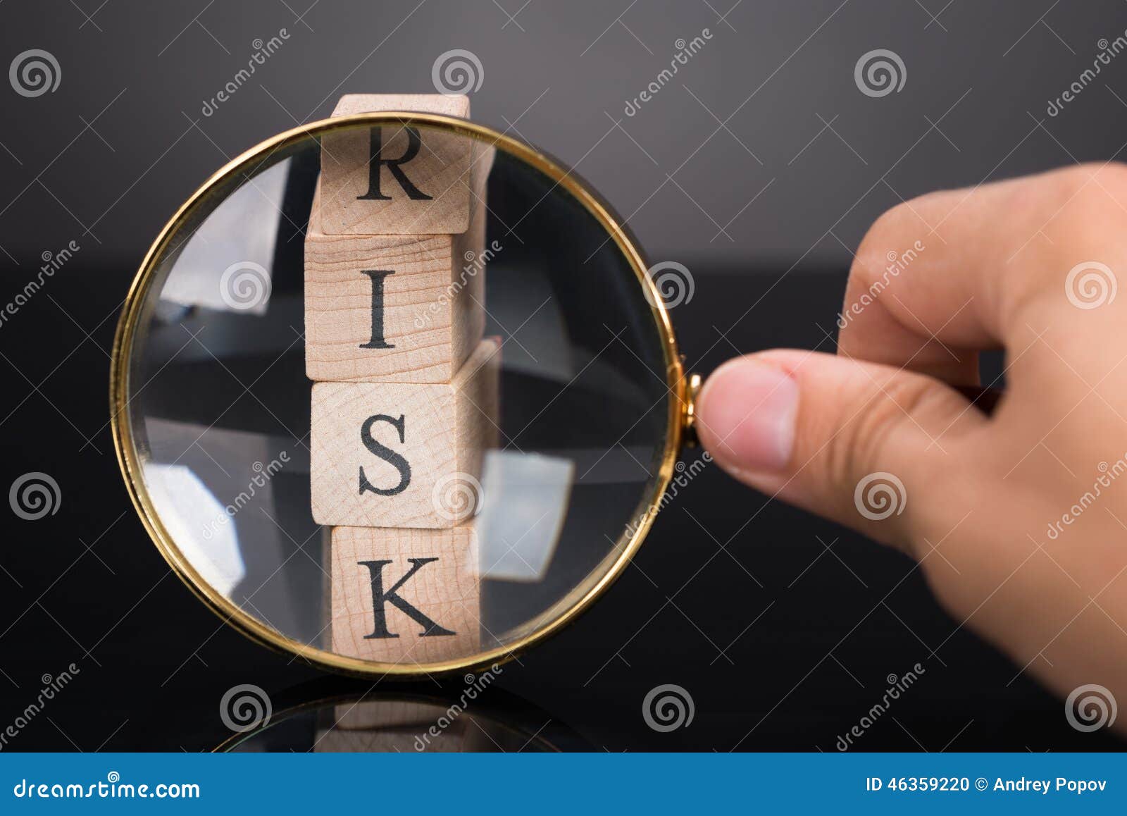 Measuring risks concept stock photo. Image of hands, economic - 46359220