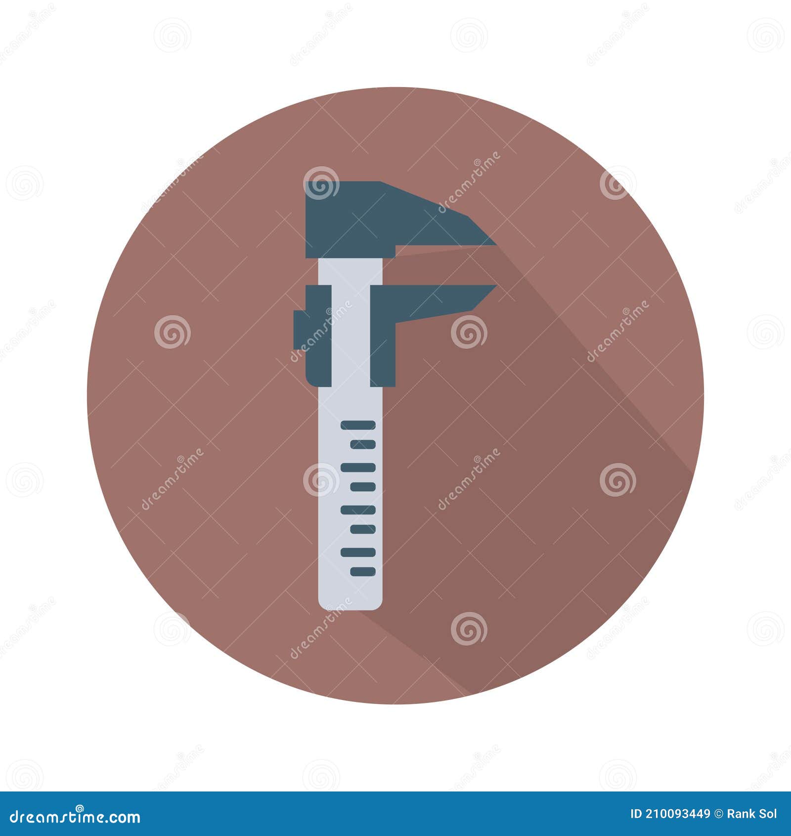 Measuring Ruler Color Vector Icon Which Can Easily Modify or Edit Stock ...