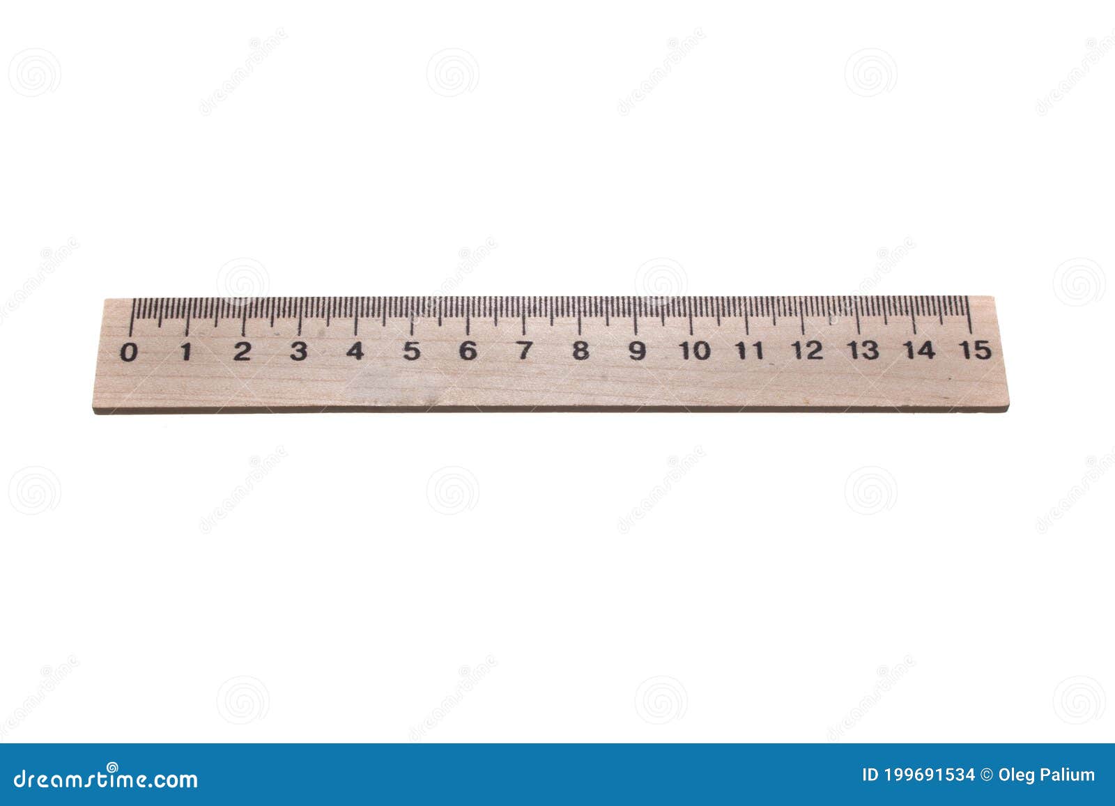 Measuring Ruler Isolated on White Background Stock Photo - Image of ...