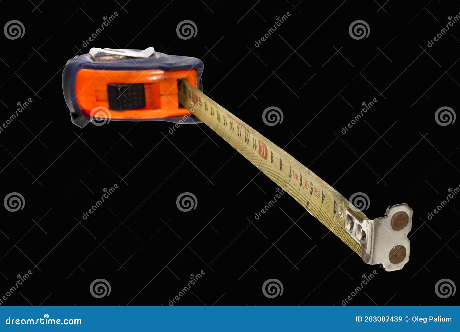 Measuring Ruler Isolated on White Background Stock Image - Image of ...