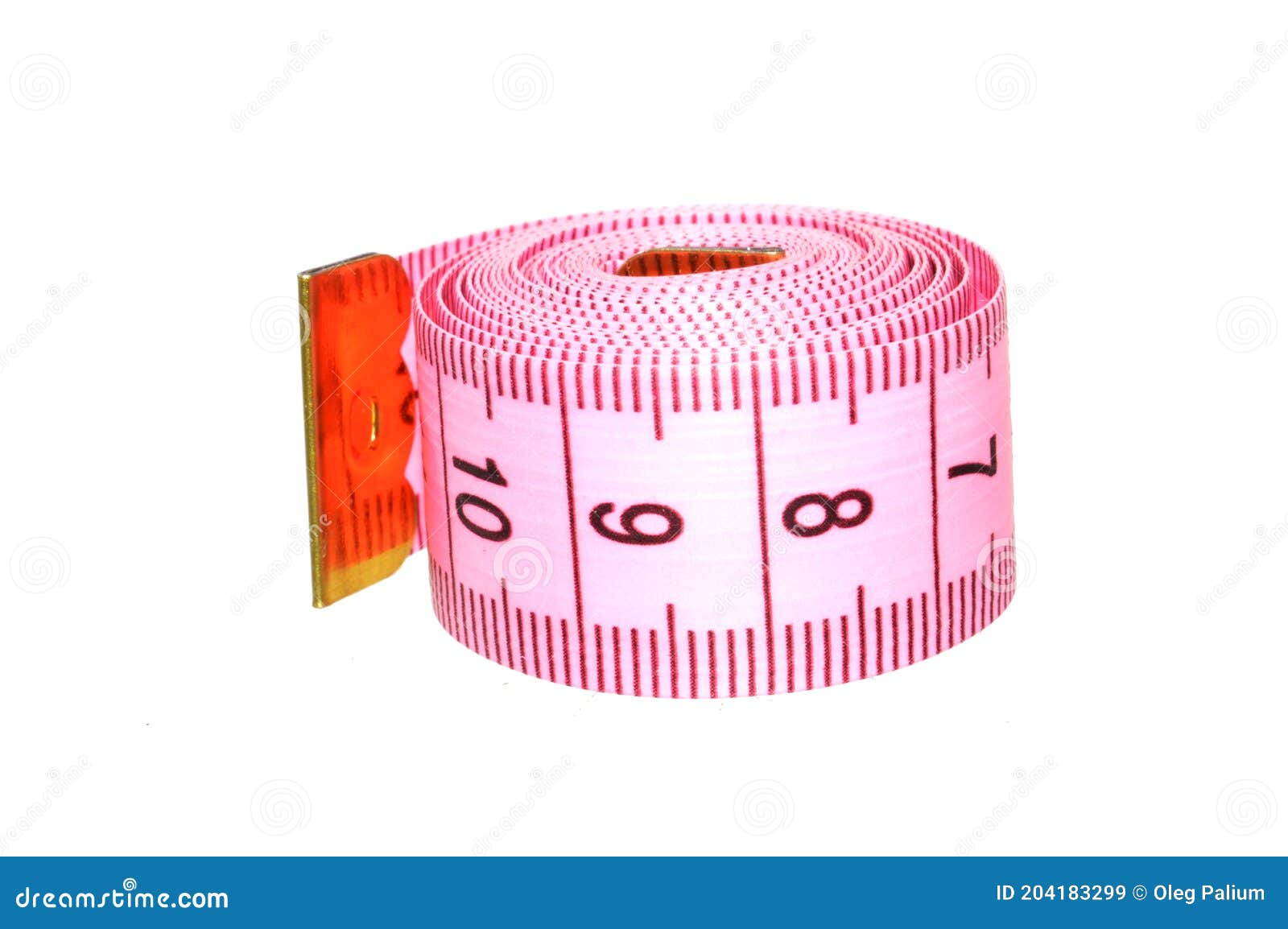 Measuring Ruler Isolated on White Background Stock Image - Image of ...