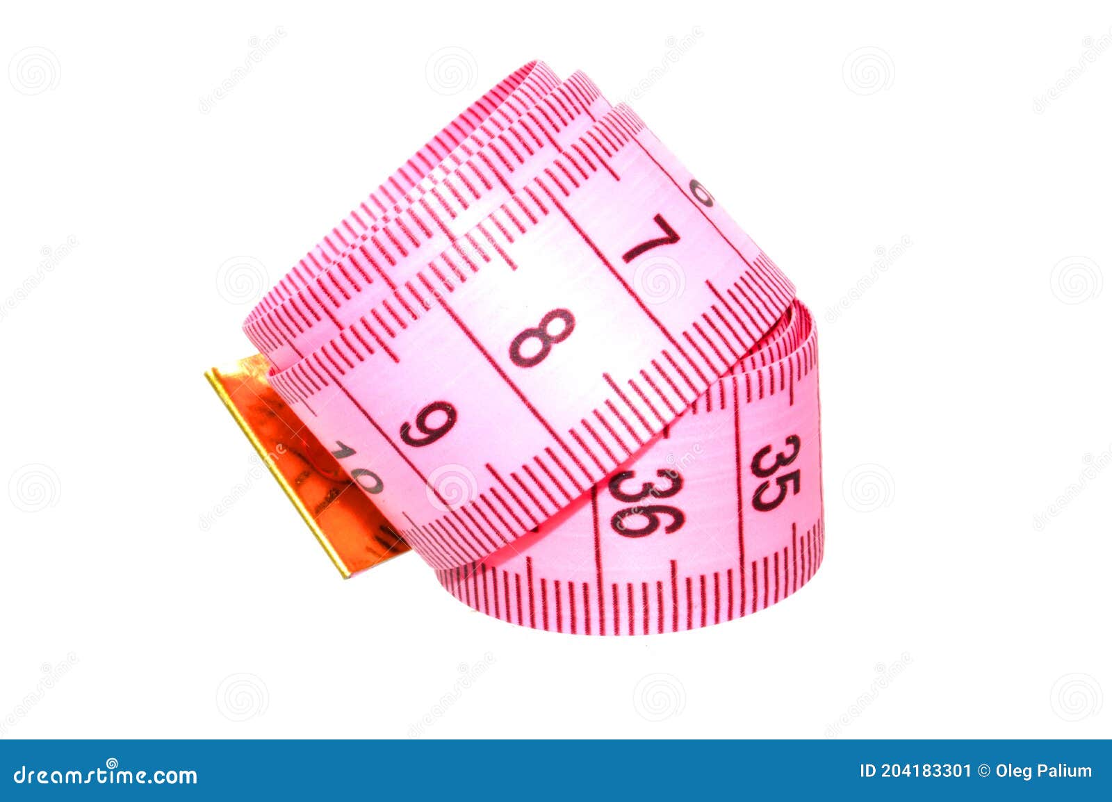 Measuring Ruler Isolated on White Background Stock Image - Image of ...