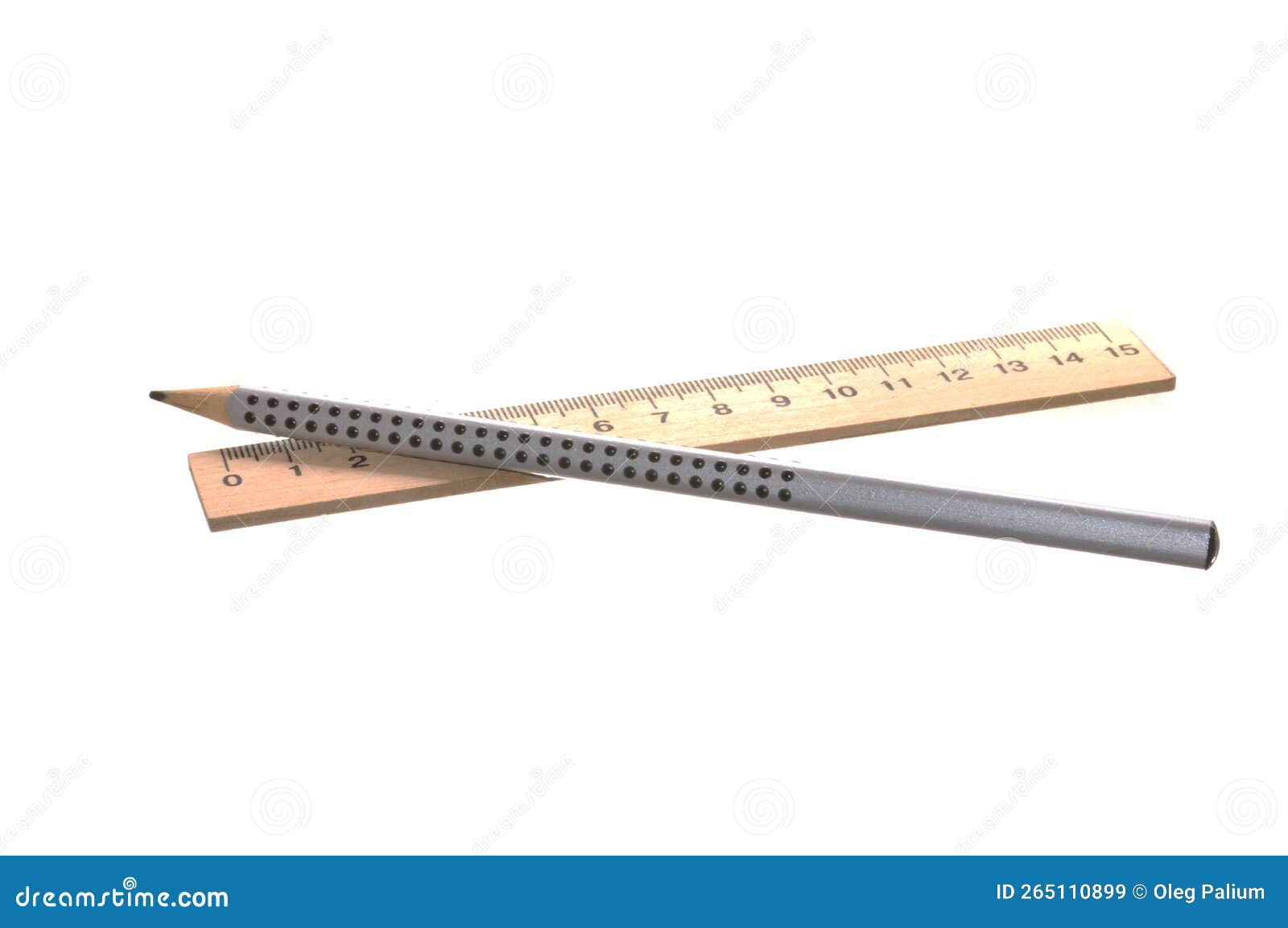 Measuring Ruler Isolated on White Background Stock Image - Image of ...