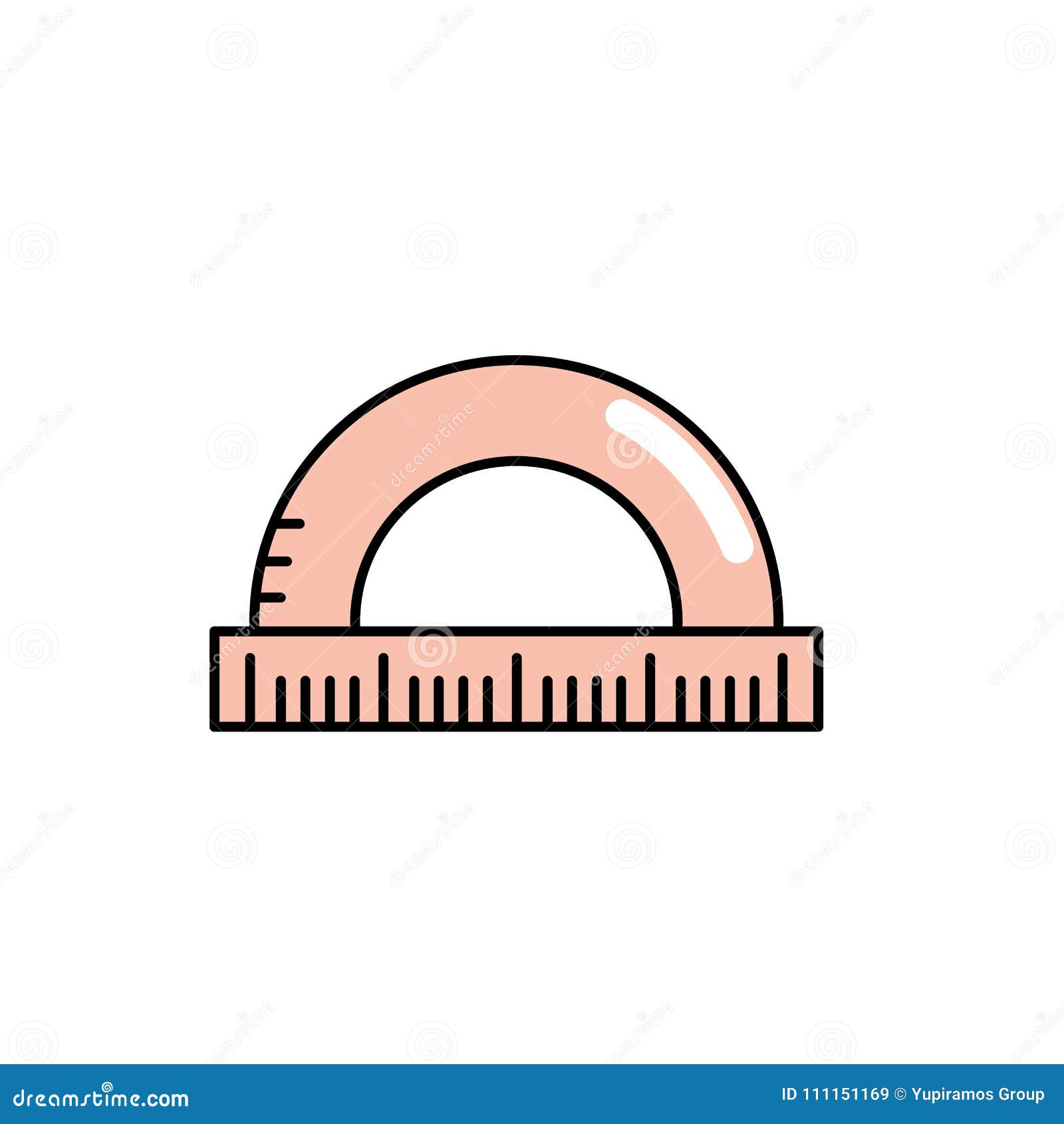 Measuring Ruler School Tool Design Stock Vector - Illustration of study ...