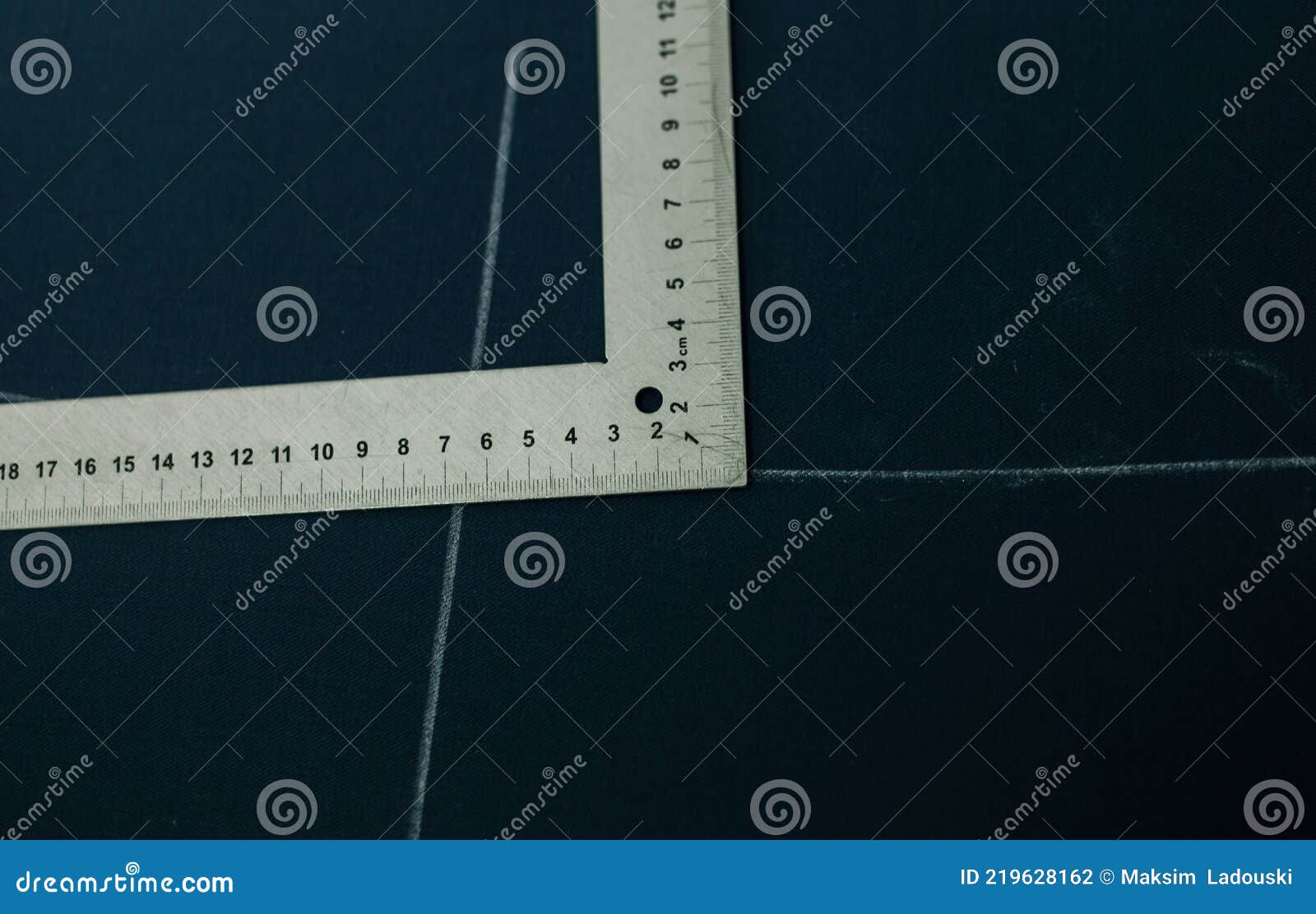 Measuring Ruler on the Table Stock Photo - Image of measuring, designer ...