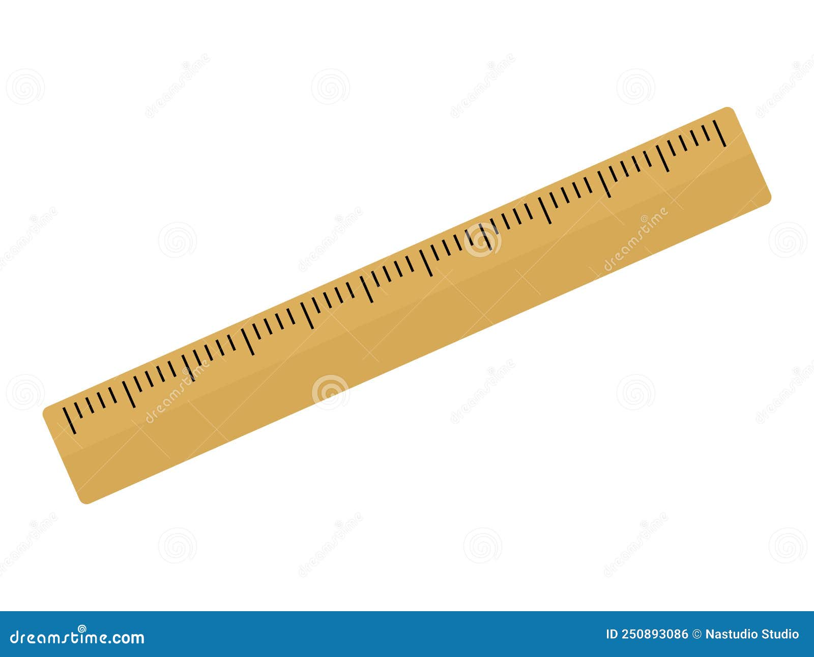 Measuring Ruler. Vector Illustration School Vector Beige Eps Stock ...