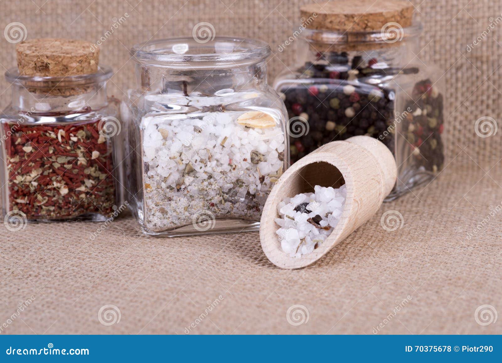 Measuring salt herbal stock photo. Image of white, component - 70375678