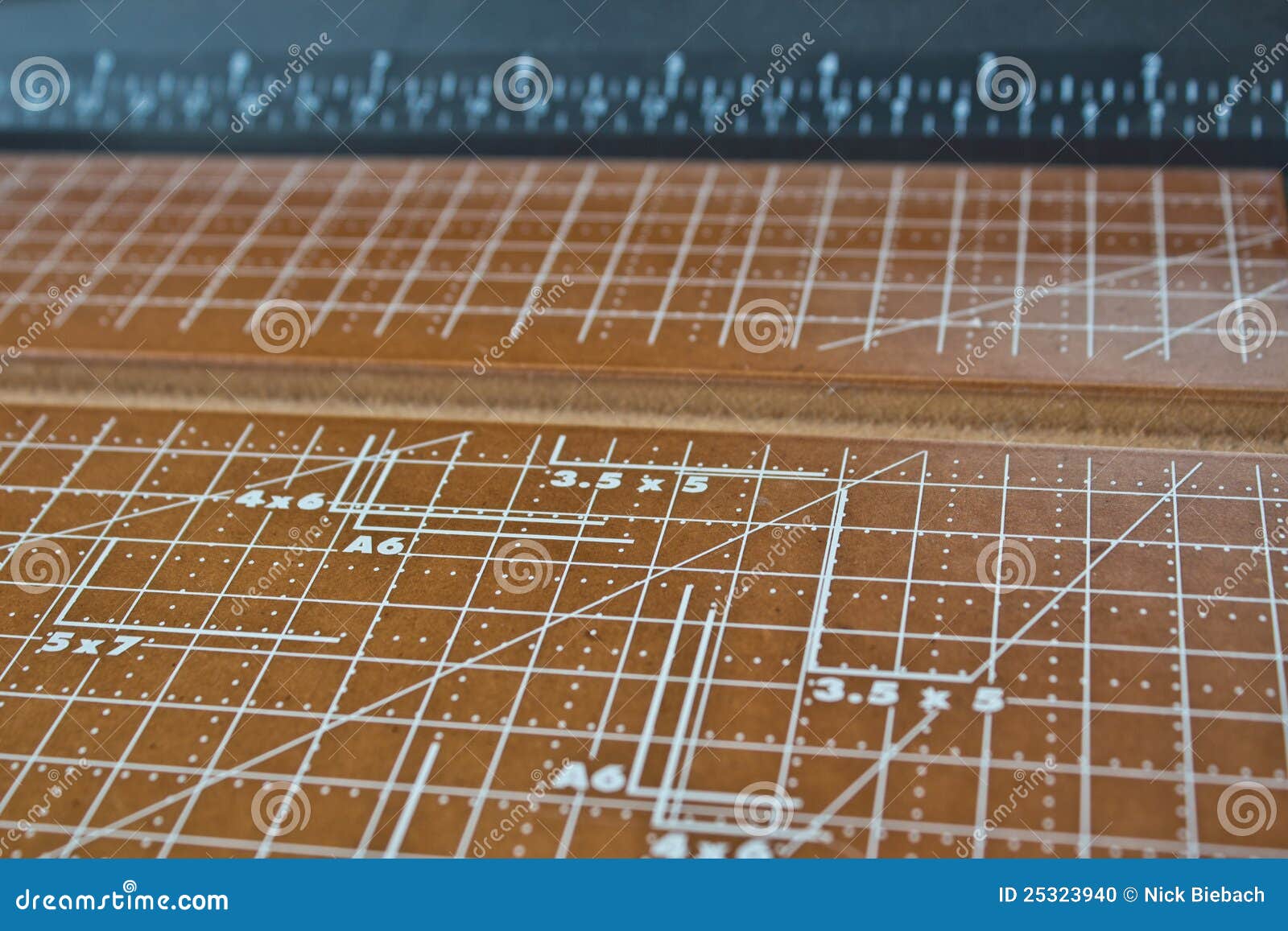 Measuring Scale of Paper Cutter Stock Photo - Image of millimeter ...