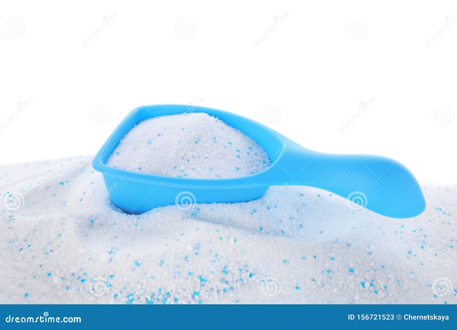 Measuring Scoop with Laundry Powder Stock Image - Image of cleaning ...