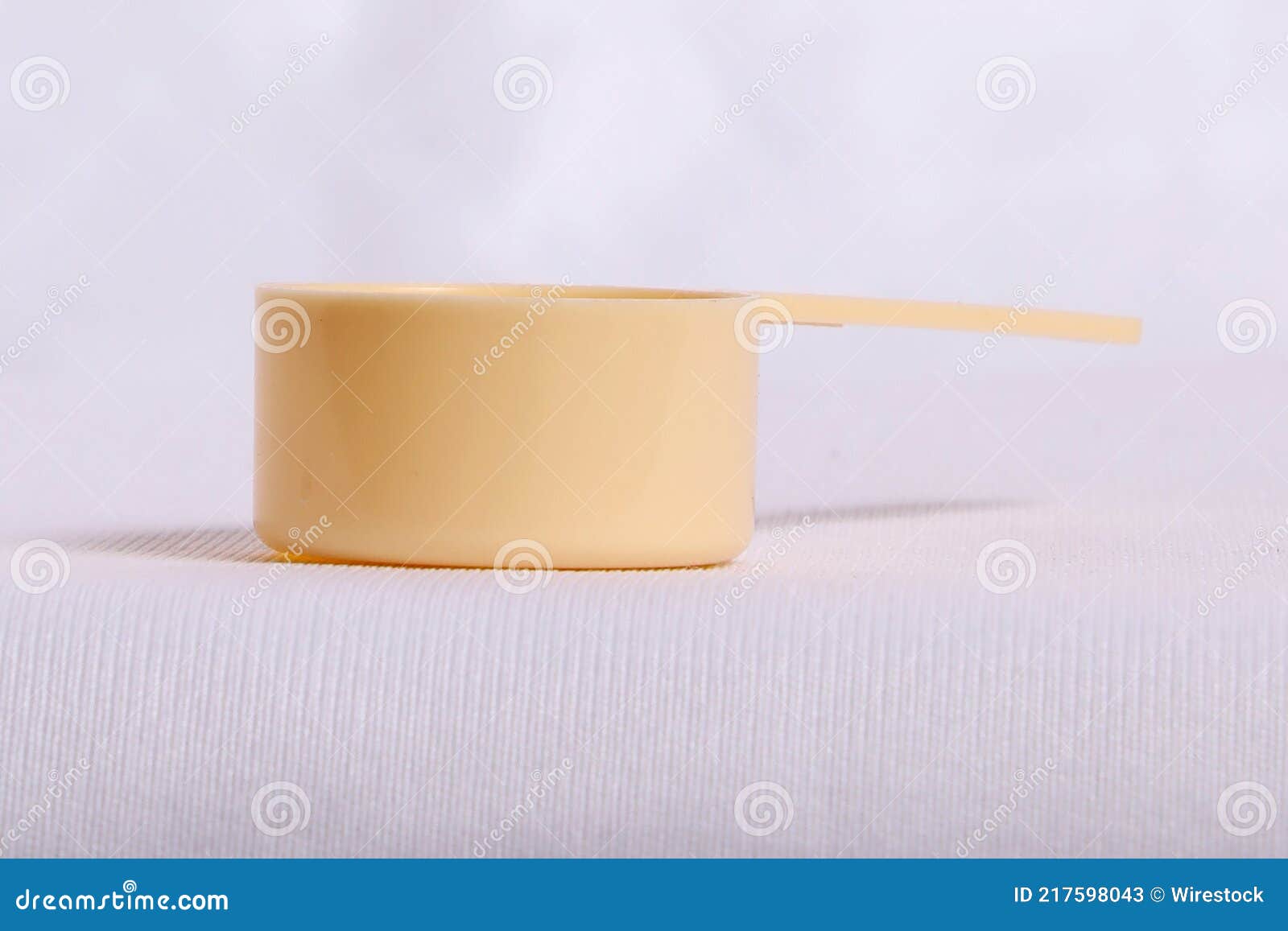 Measuring Scoop for Powder on White Background Stock Image - Image of ...