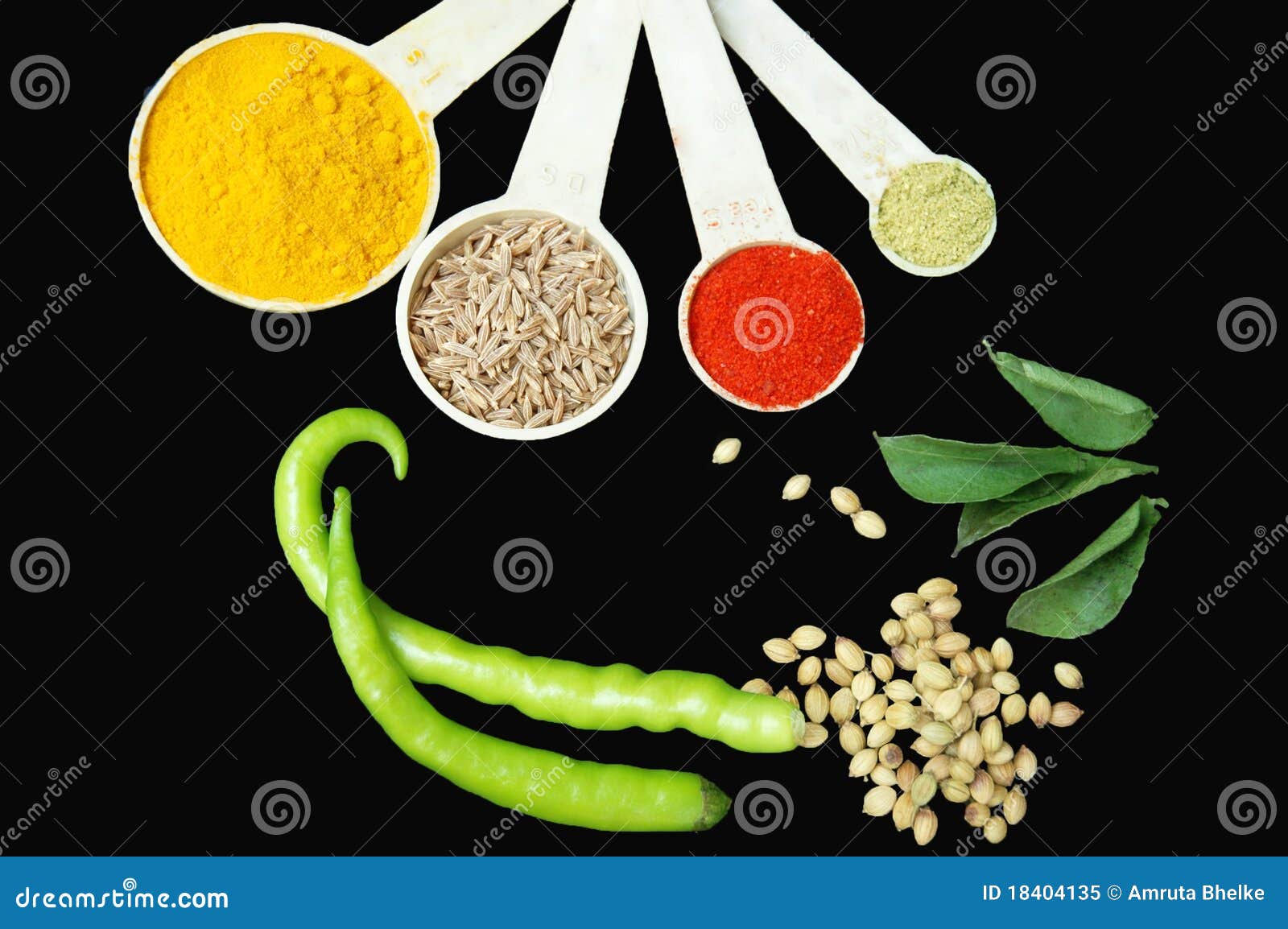 Measuring Spices Picture. Image: 18404135