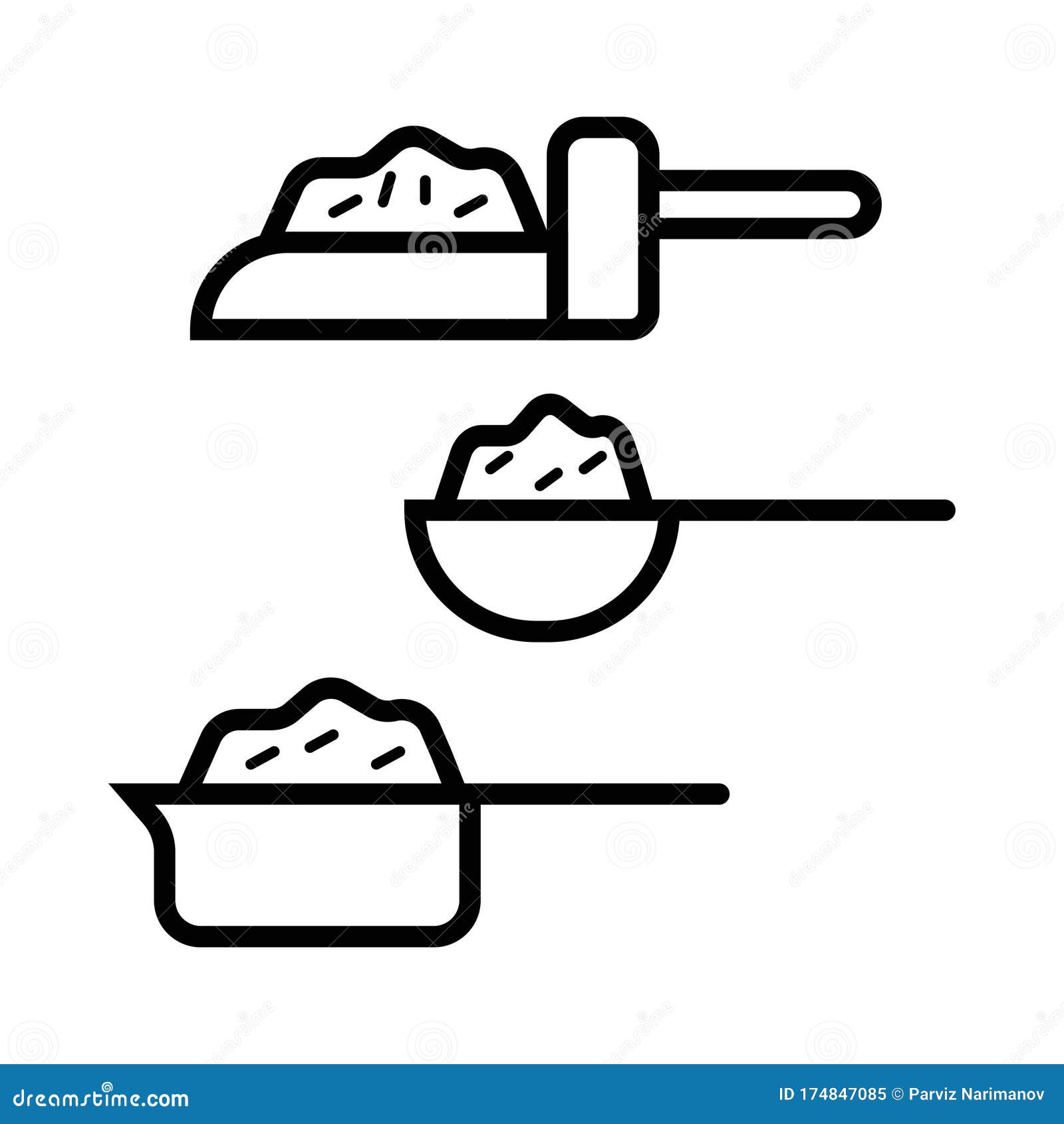 Measuring Spoon Icon Vector Illustration Stock Vector - Illustration of ...