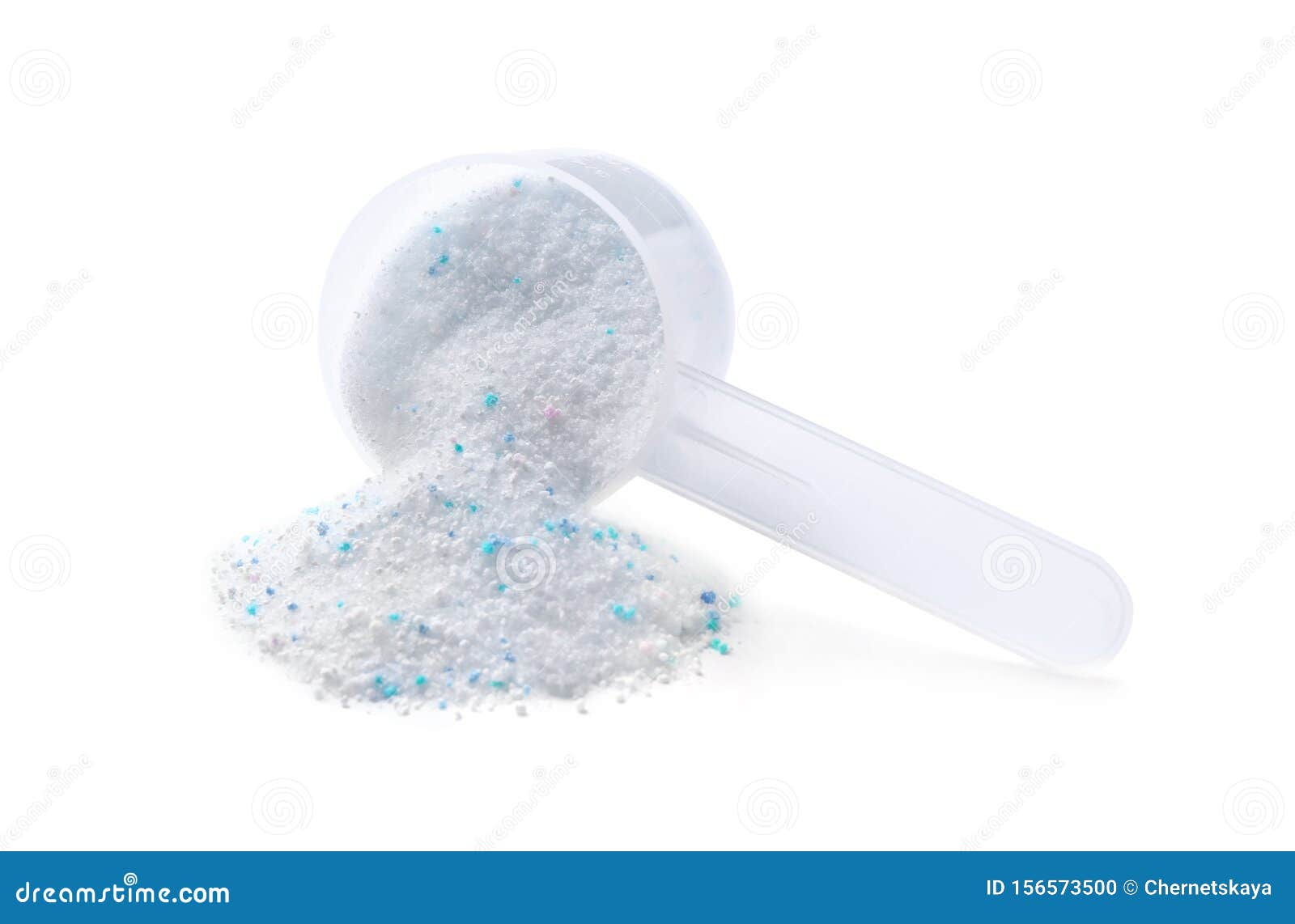 Measuring Spoon and Scattered Laundry Detergent Stock Photo - Image of ...