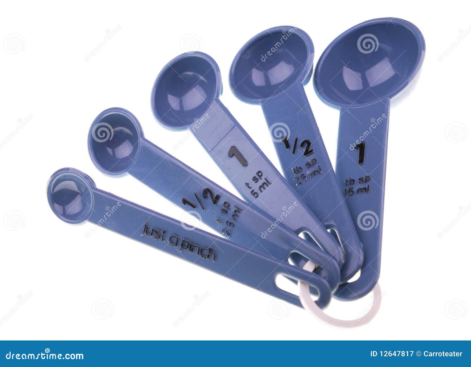 Measuring spoons stock image. Image of kitchen, cook - 12647817