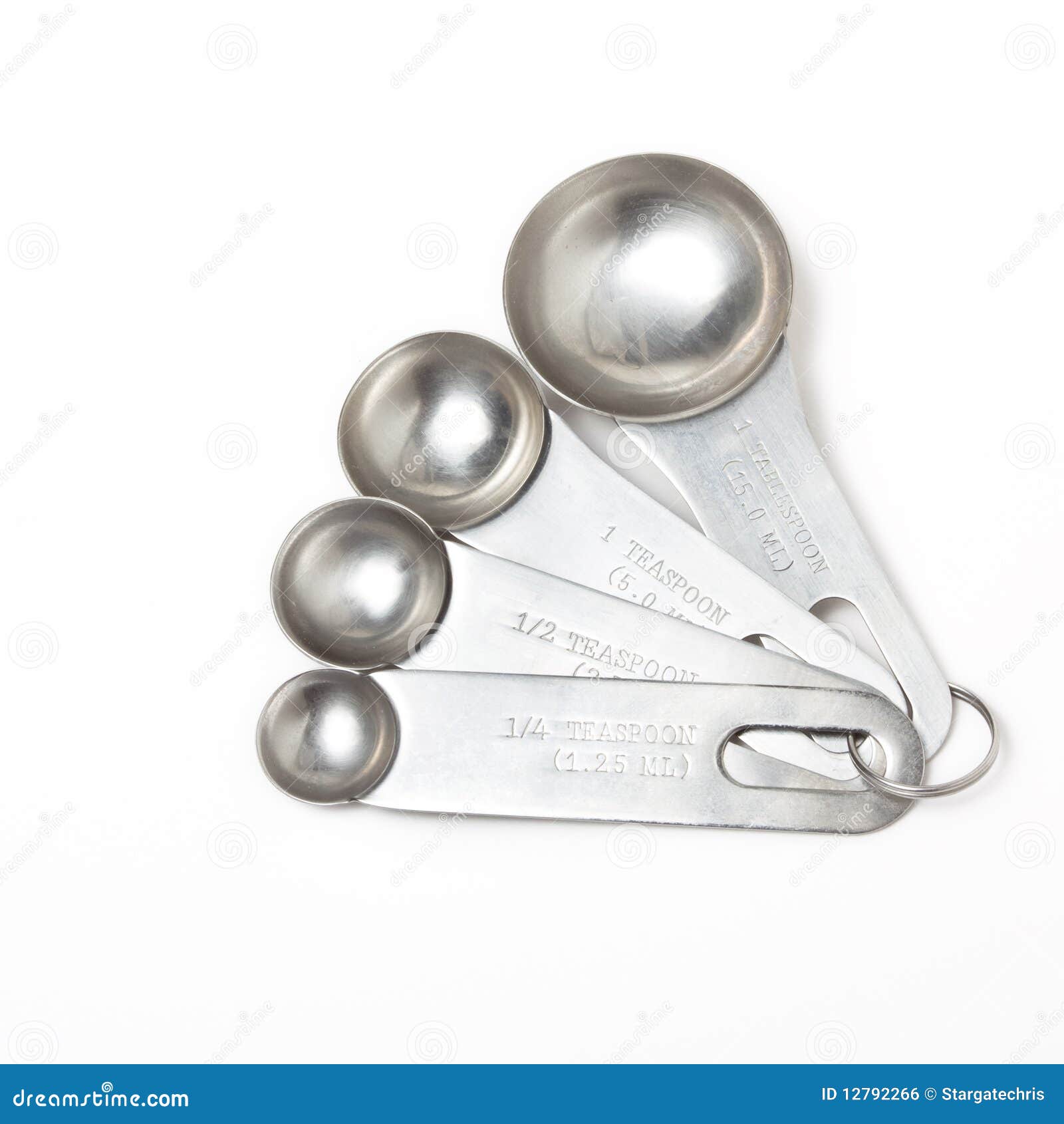Measuring Spoons stock photo. Image of silver, preparation - 12792266