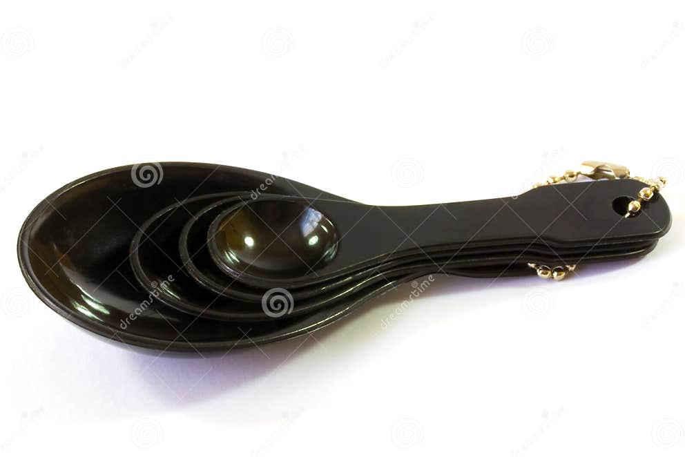Measuring spoon stock image. Image of closeup, size, amount - 18663759