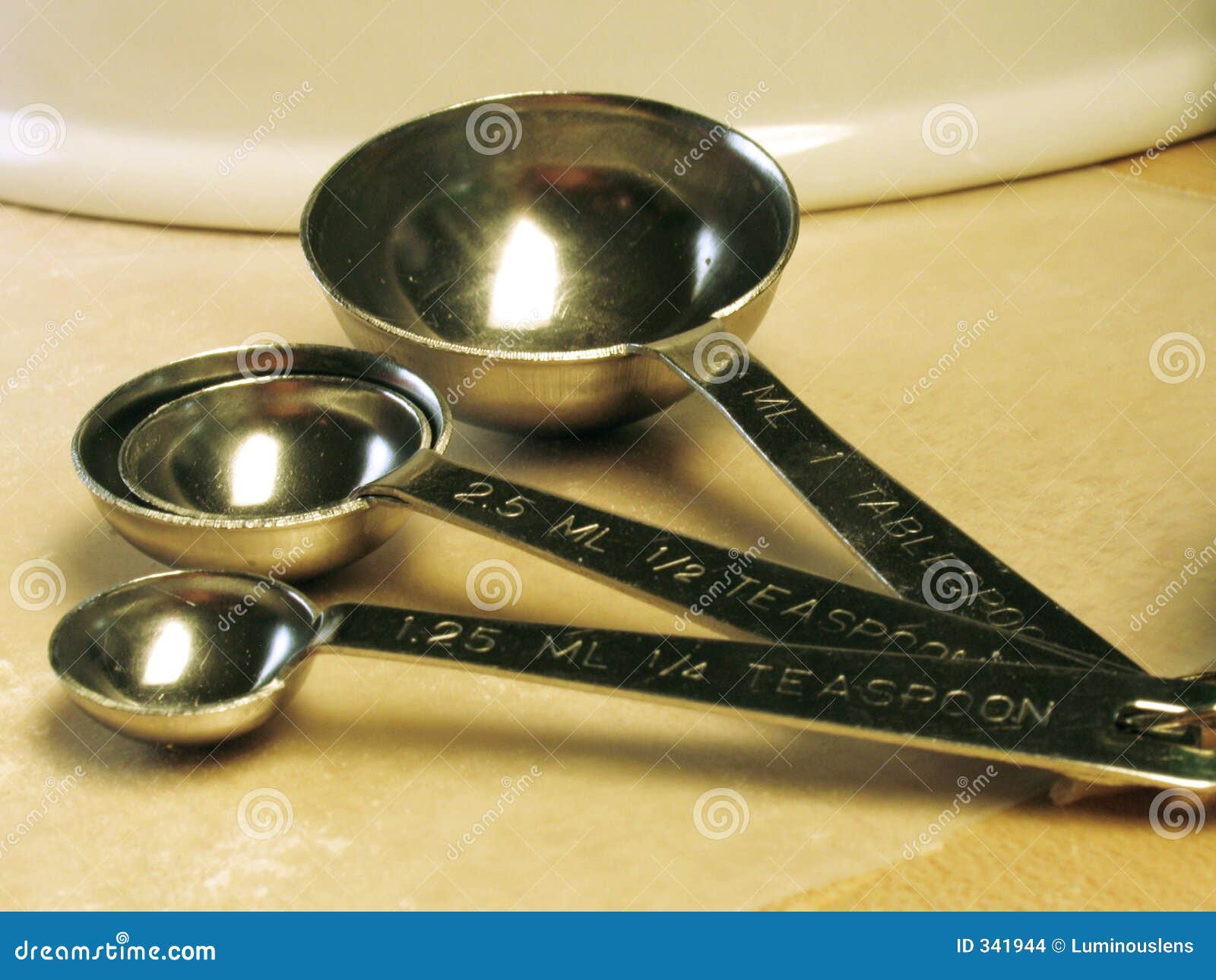 Measuring Spoons stock photo. Image of white, four, closeup - 341944