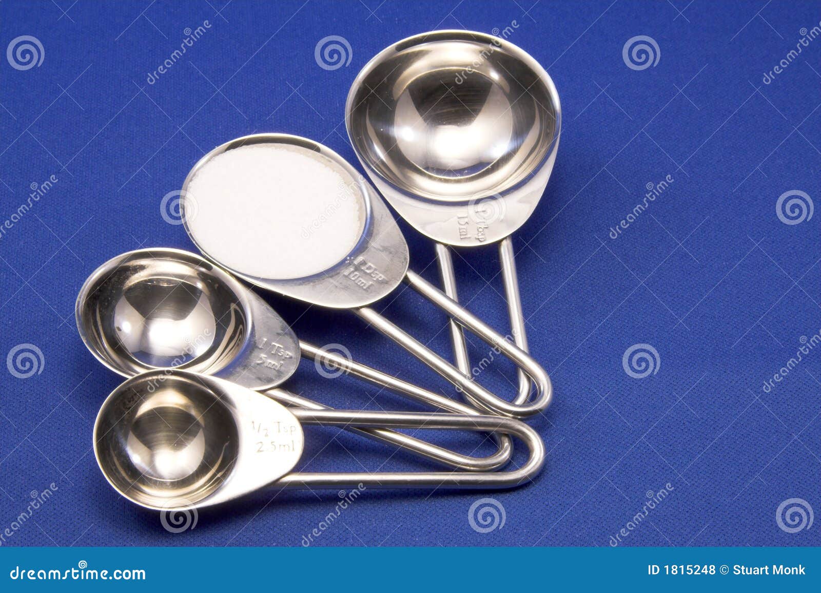 Measuring Spoons with Sugar Stock Photo - Image of chili, color: 1815248