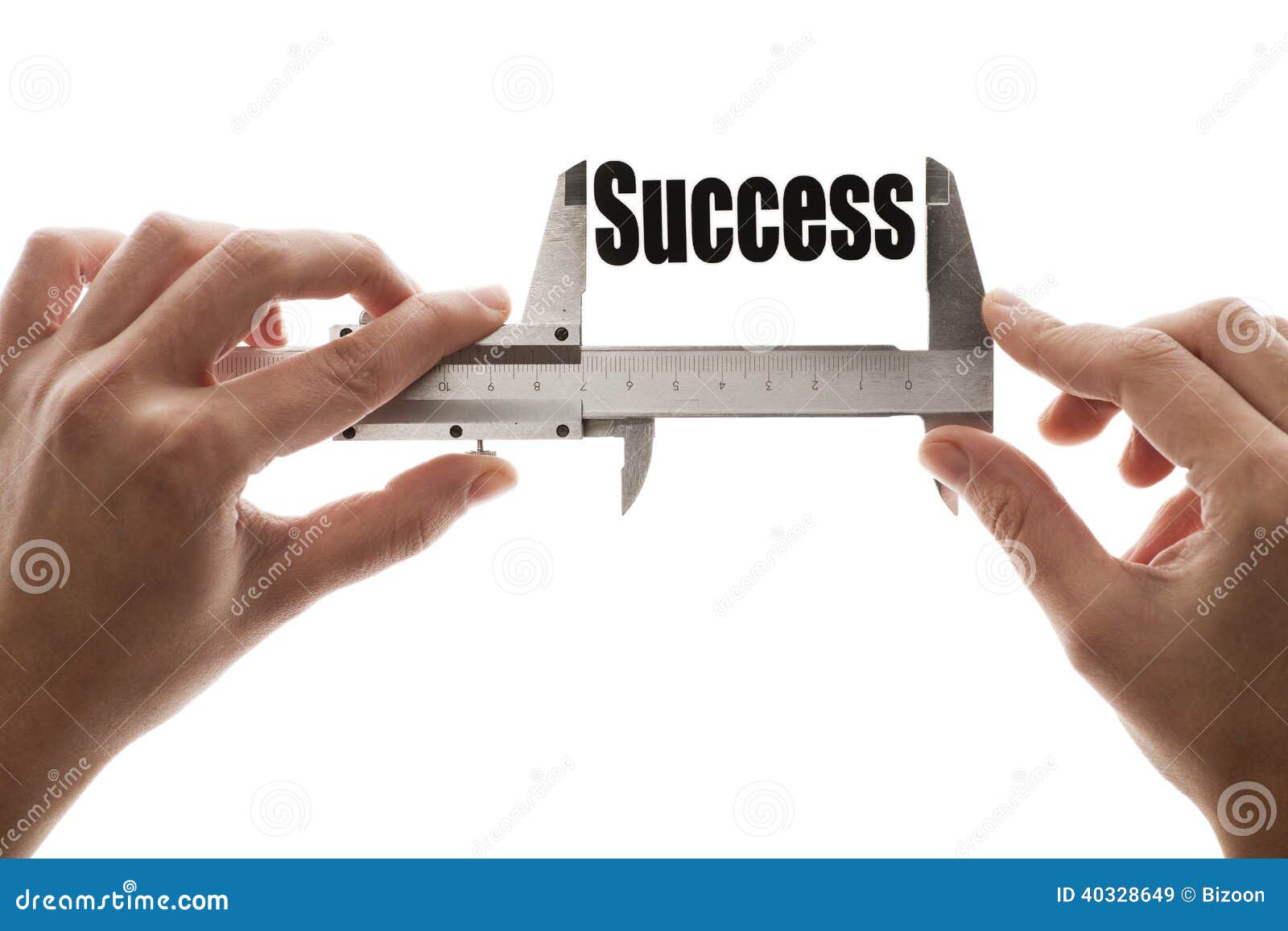 Measuring success stock image. Image of happiness, hands - 40328649