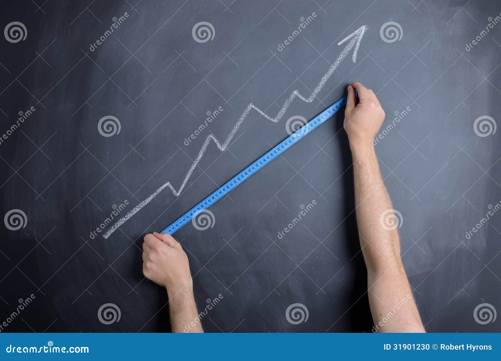 Measuring success stock photo. Image of improvement, development - 31901230