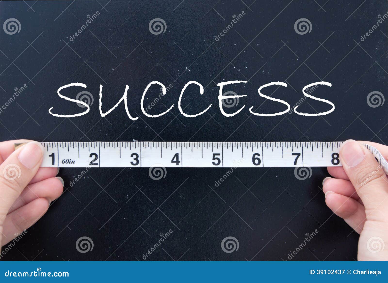 Measuring success stock image. Image of measuring, tape - 39102437