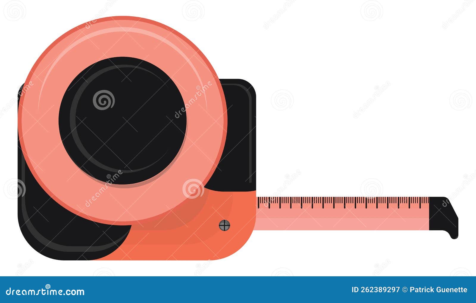 Measuring tap, icon stock vector. Illustration of concept - 262389297