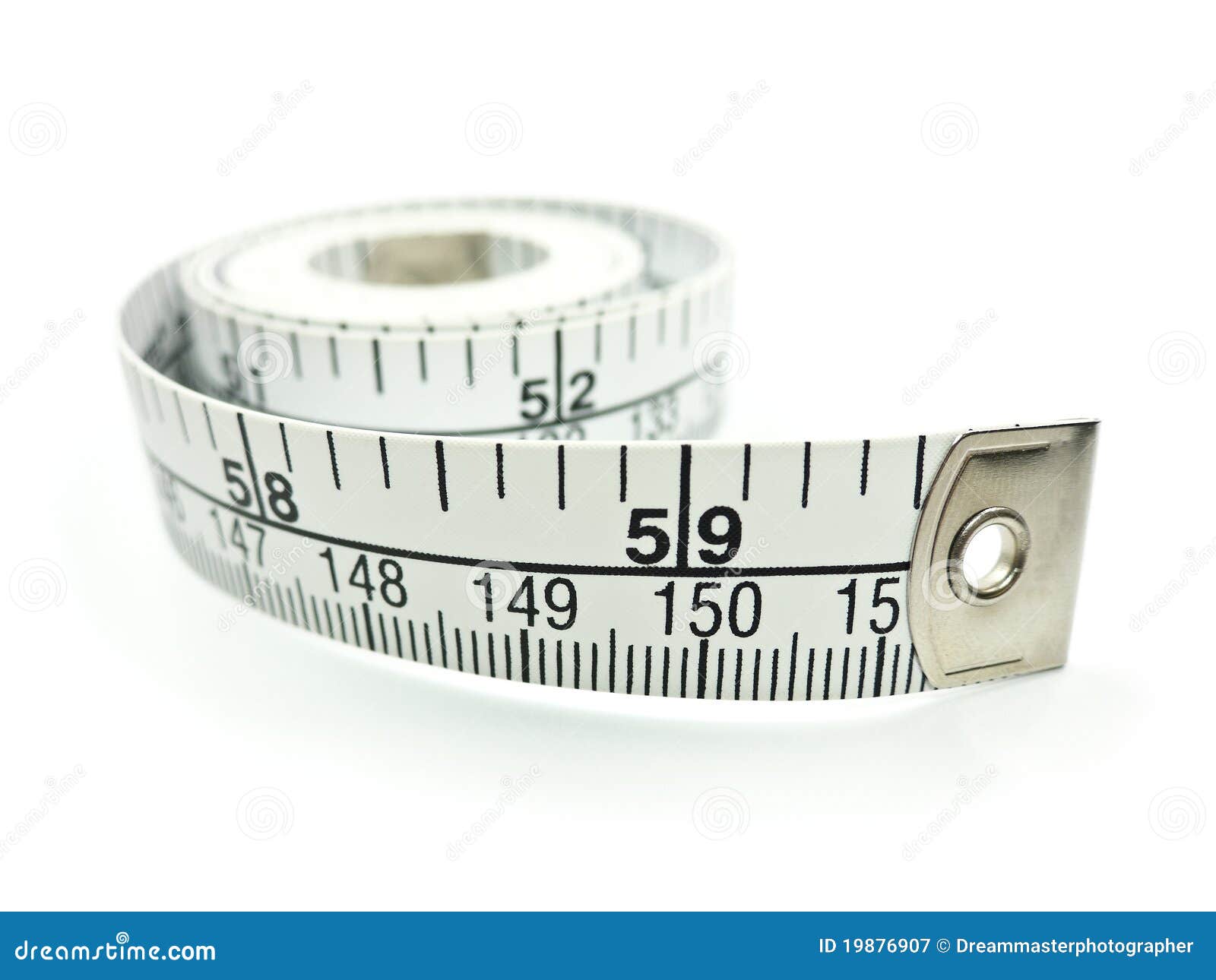 Measuring Tape stock image. Image of inch, curly, accuracy - 19876907