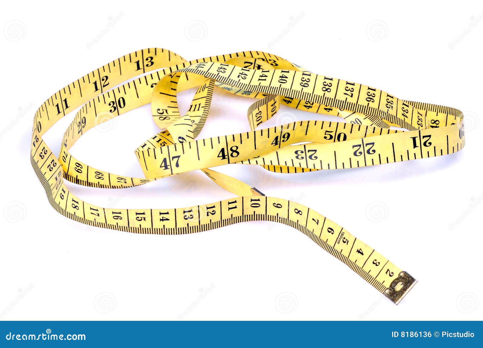 Measuring tape stock photo. Image of inch, dressmaking - 8186136