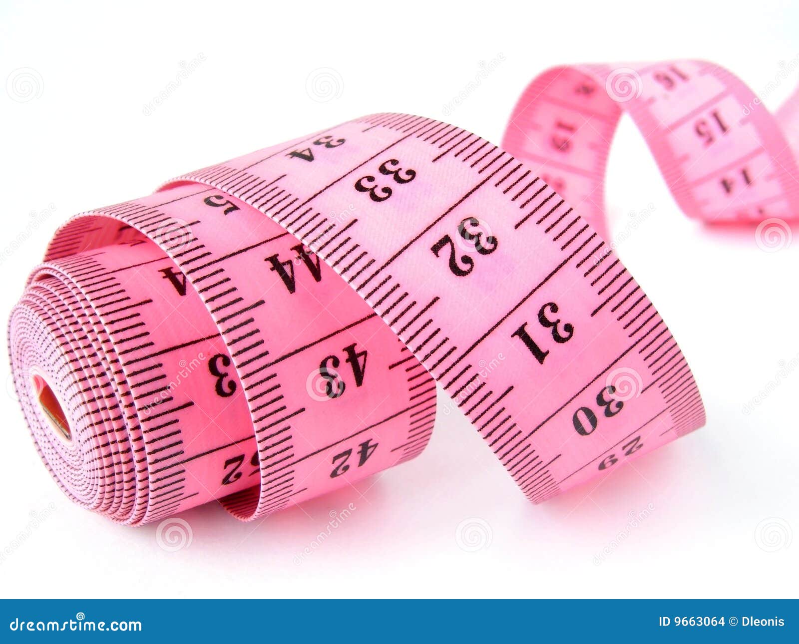 Measuring tape stock photo. Image of pink, meters, sewing - 9663064