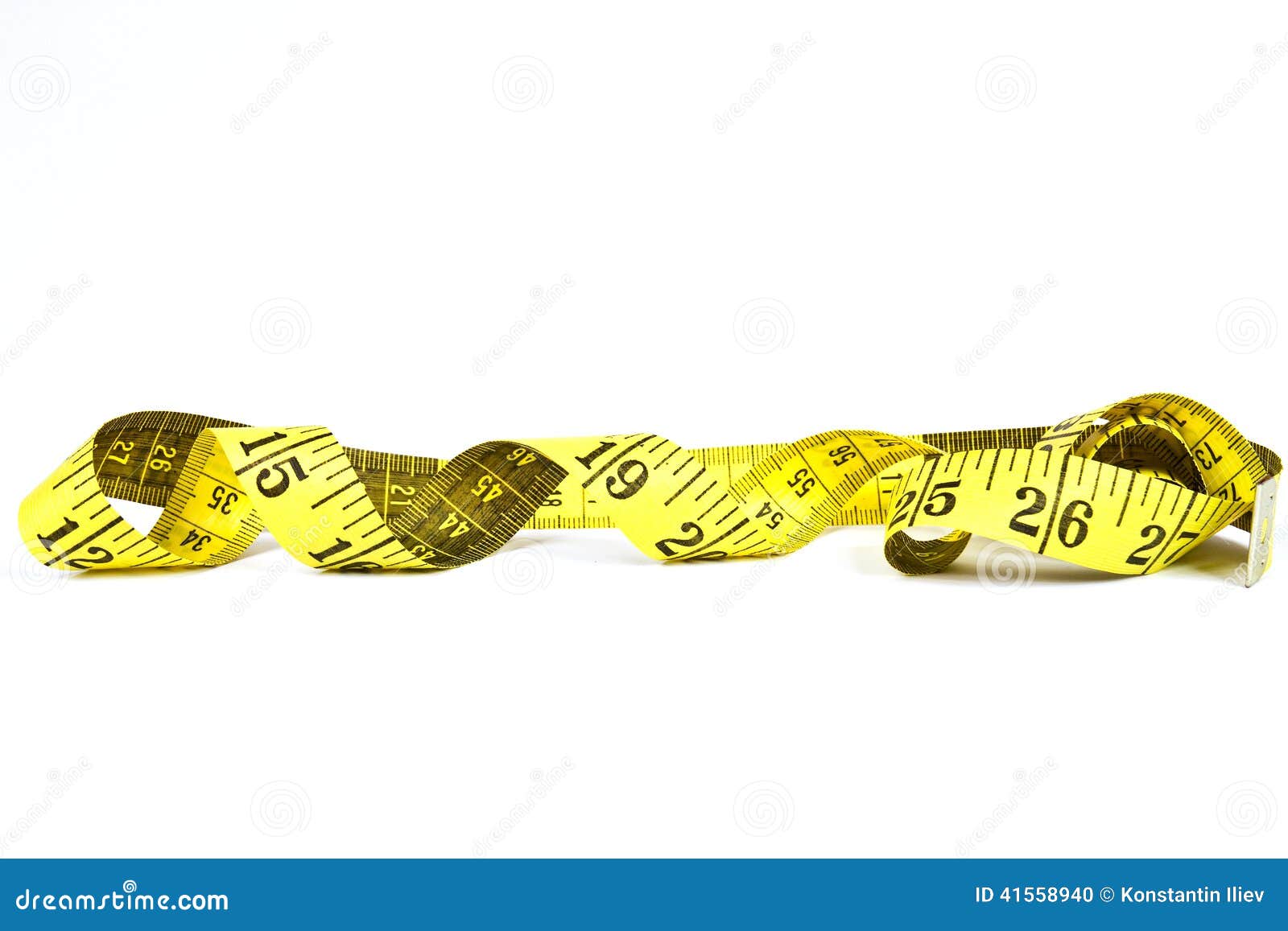 Measuring Tape with Applications in Tailoring in Yellow and Black Stock ...
