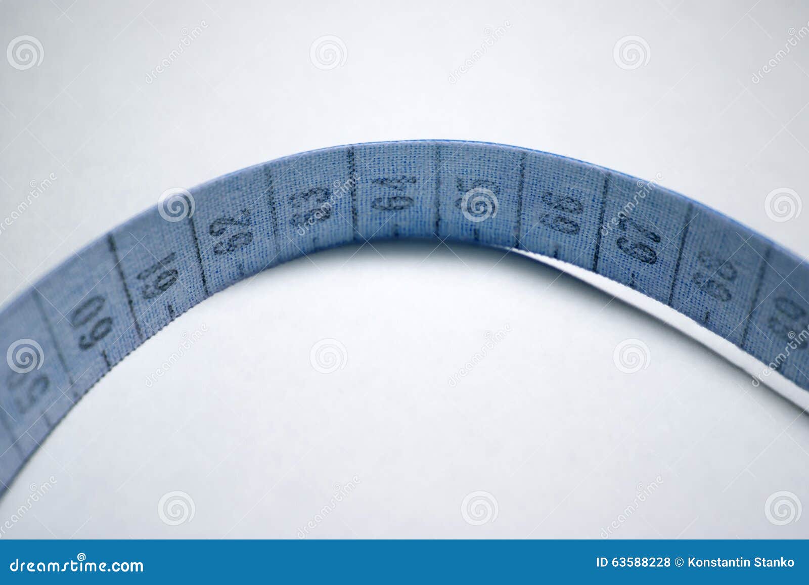 Measuring tape. Blue stock photo. Image of long, healthy - 63588228