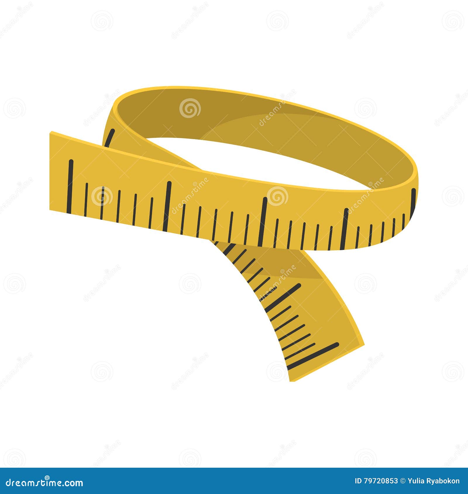 Measuring Tape Cartoon Icon Stock Vector - Illustration of cartoon ...