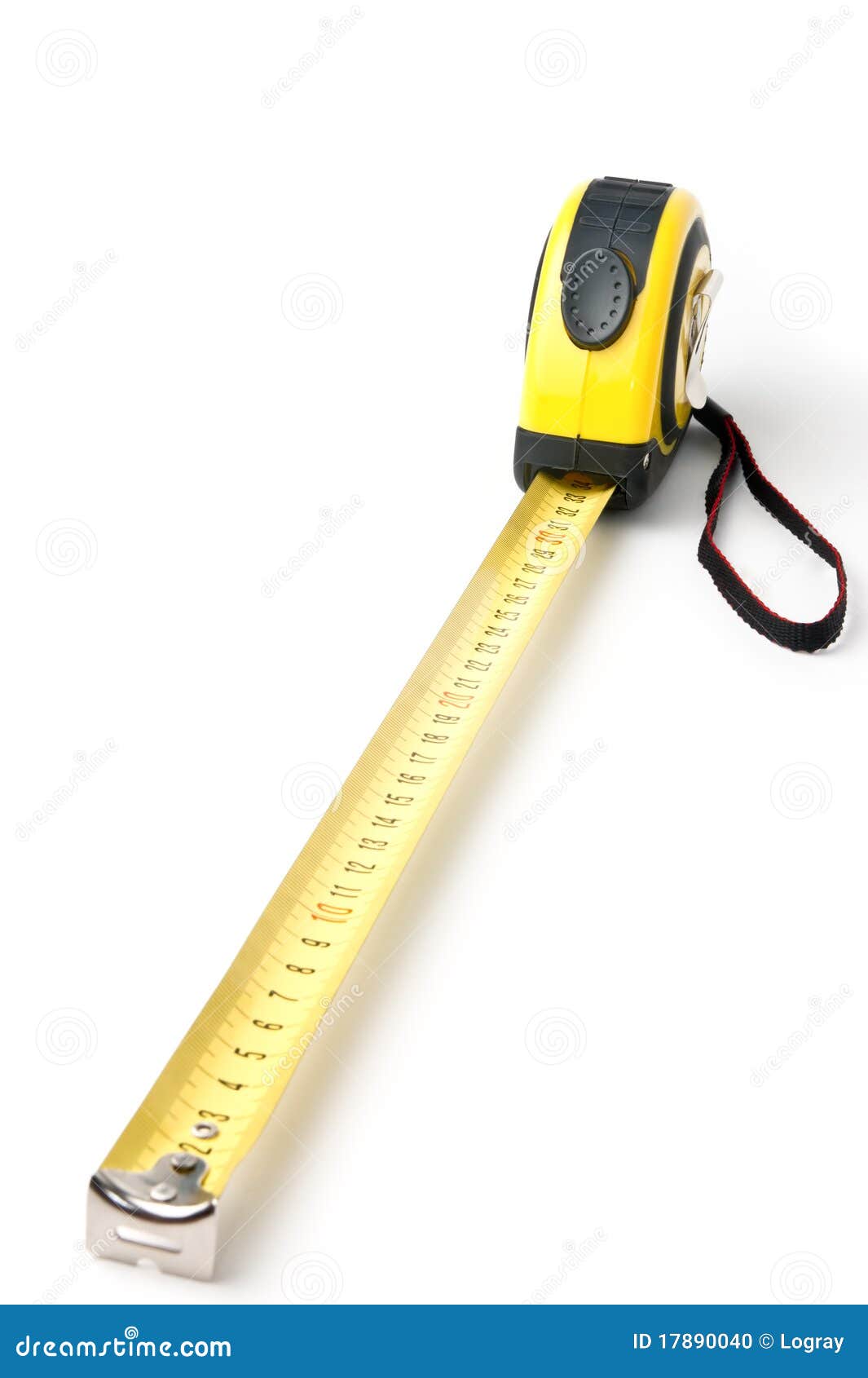 Measuring Tape for Construction Isolated Stock Photo - Image of count ...