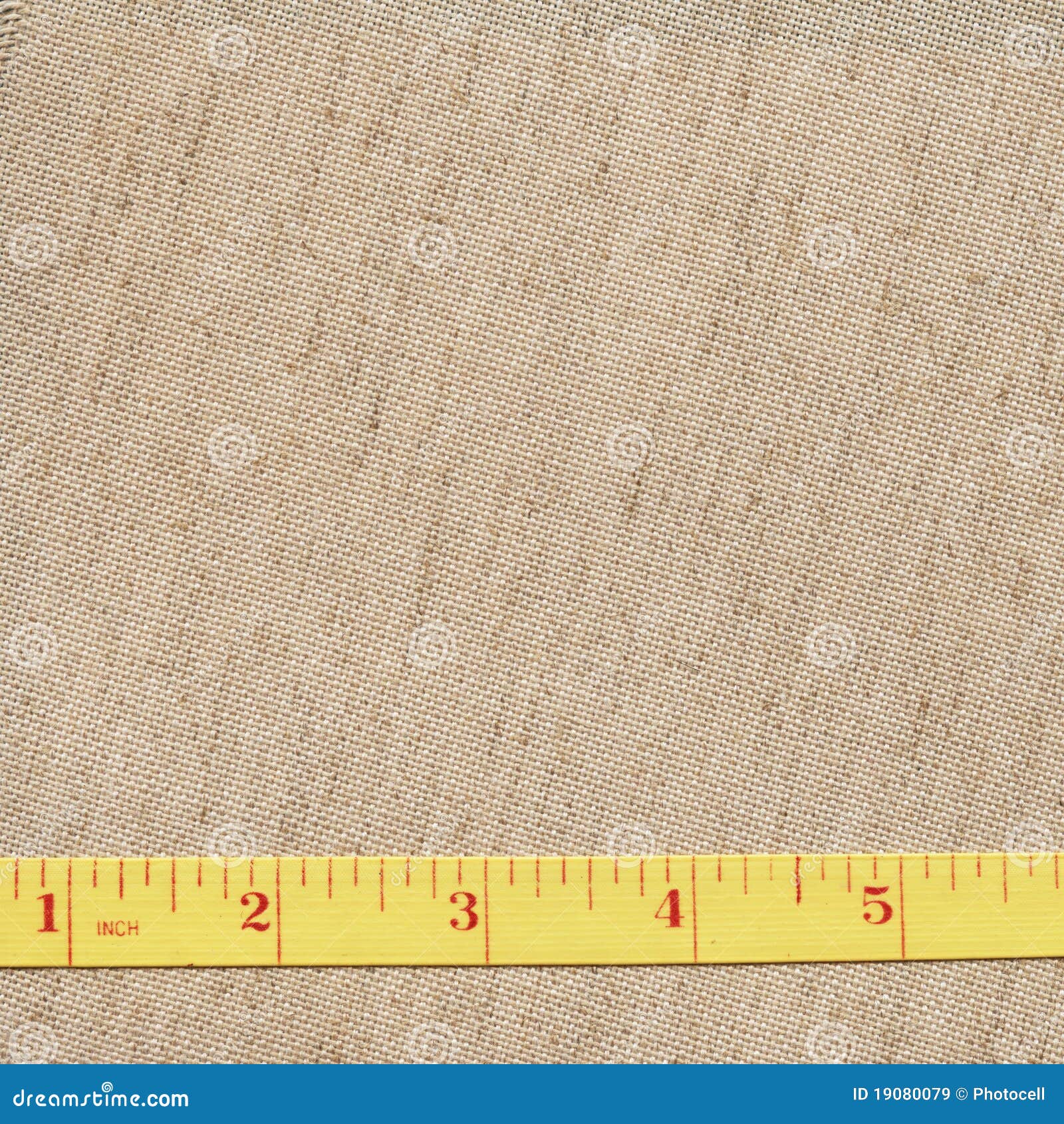 Measuring tape on fabric stock image. Image of sewing - 19080079