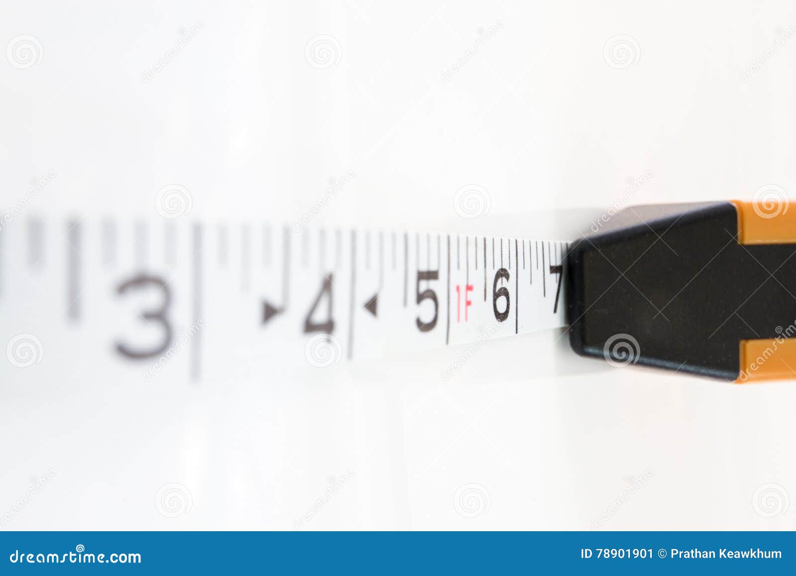 Measuring Tape for Forensic in Crime Scene Isolated Stock Image - Image ...