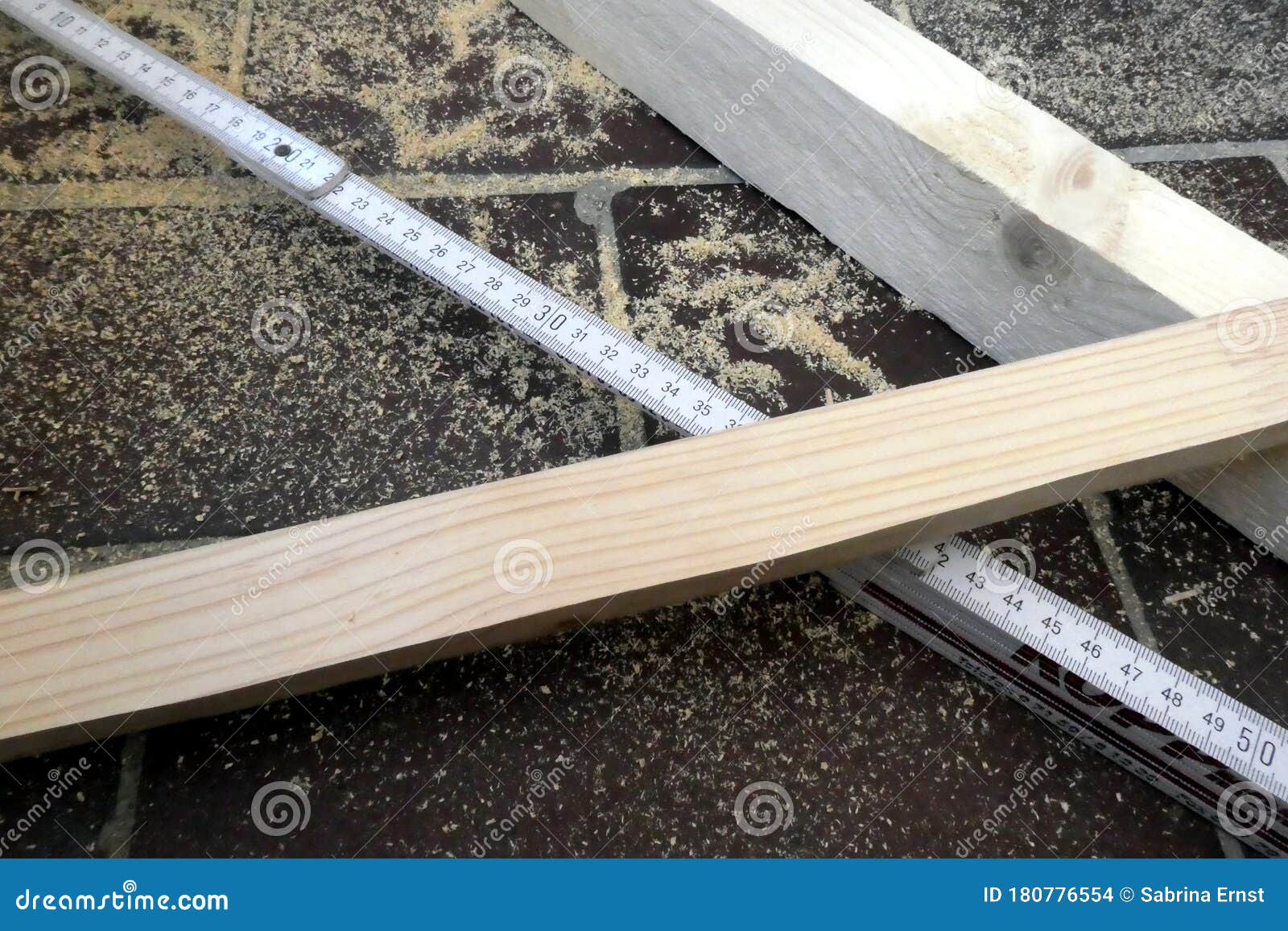 Measuring Tape on the Ground Stock Photo - Image of closeup, blank ...