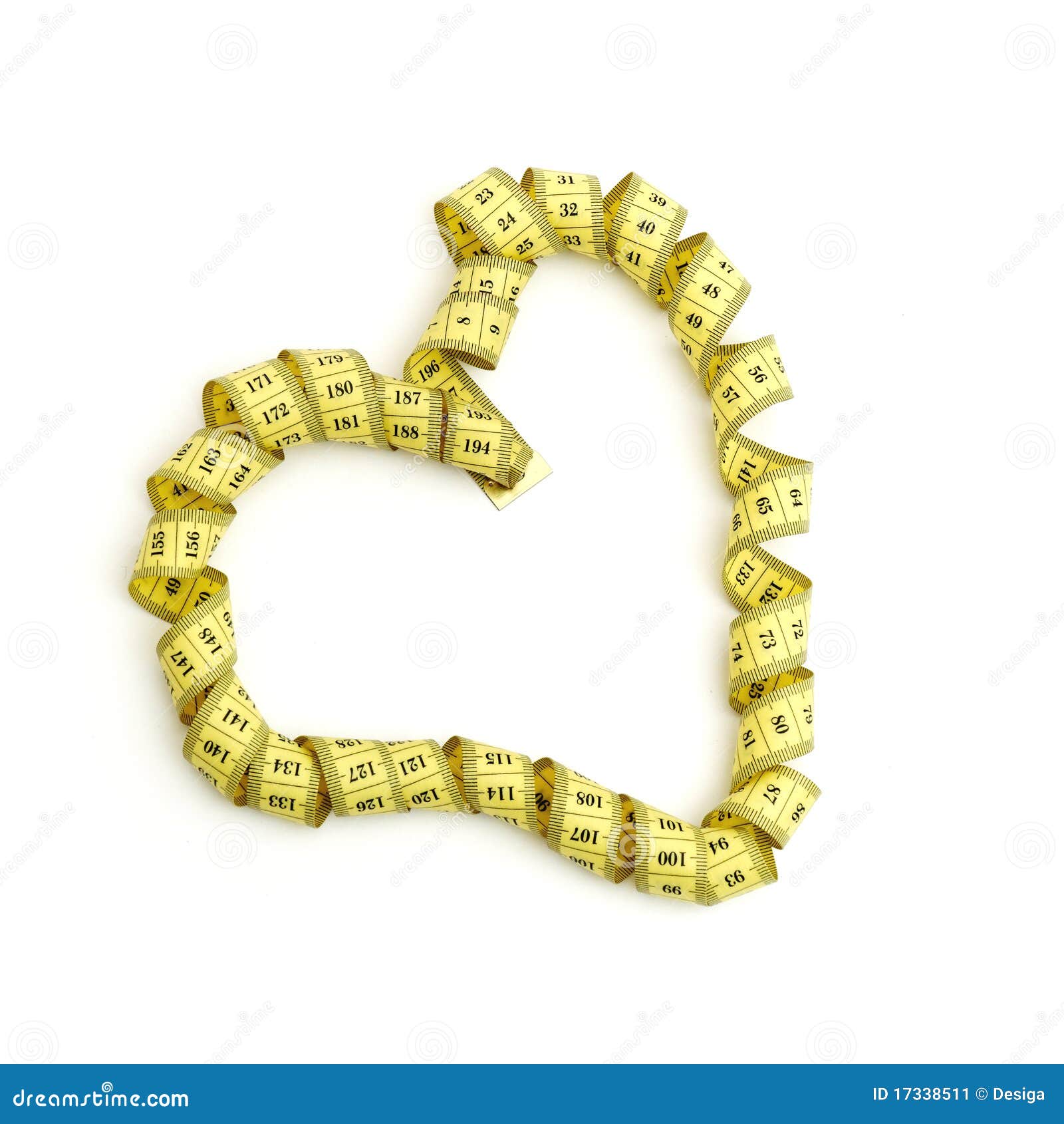 Measuring Tape - Heart stock image. Image of insulated - 17338511