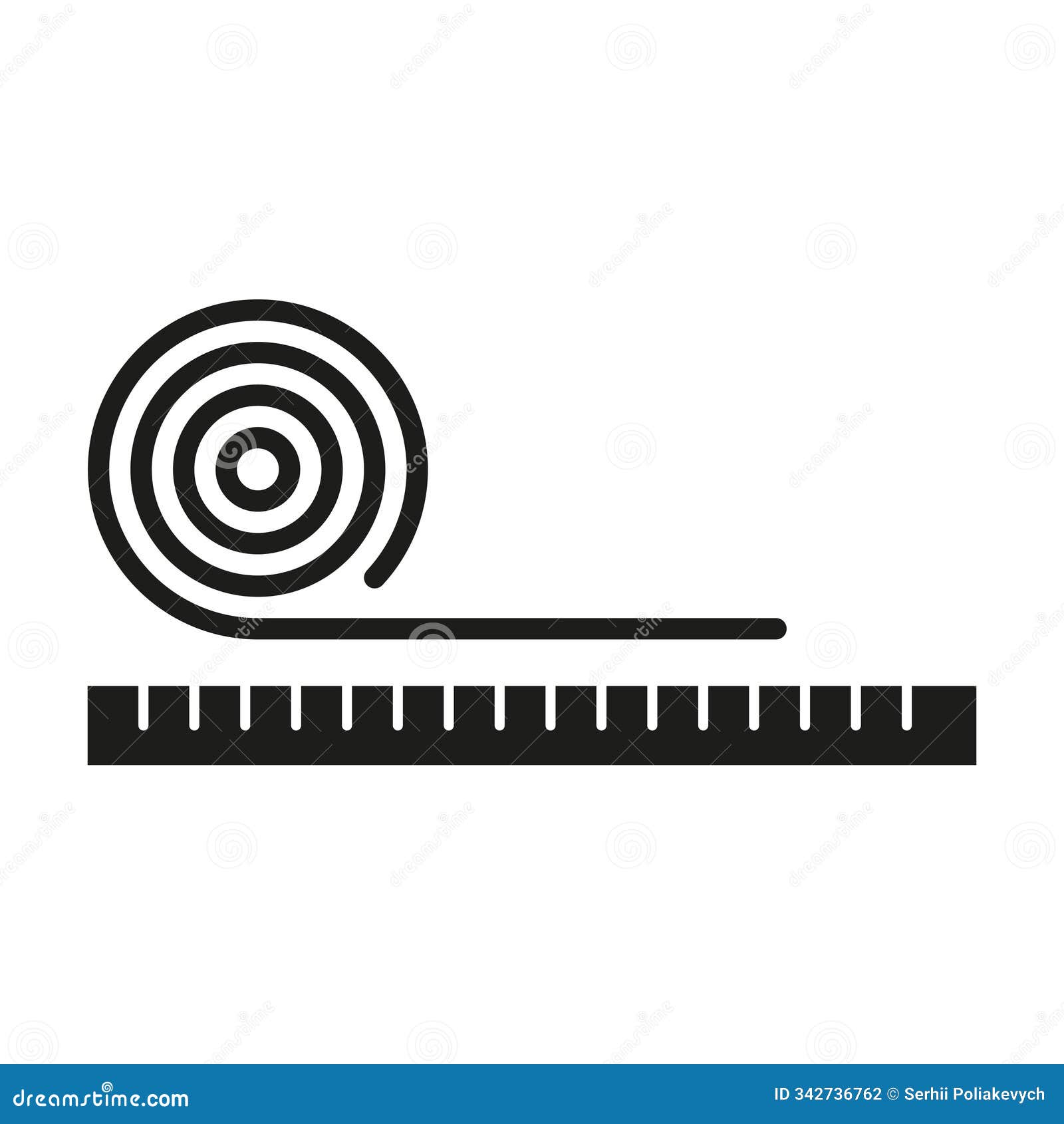 Icon For Ruler Cartoon Vector | CartoonDealer.com #24273329