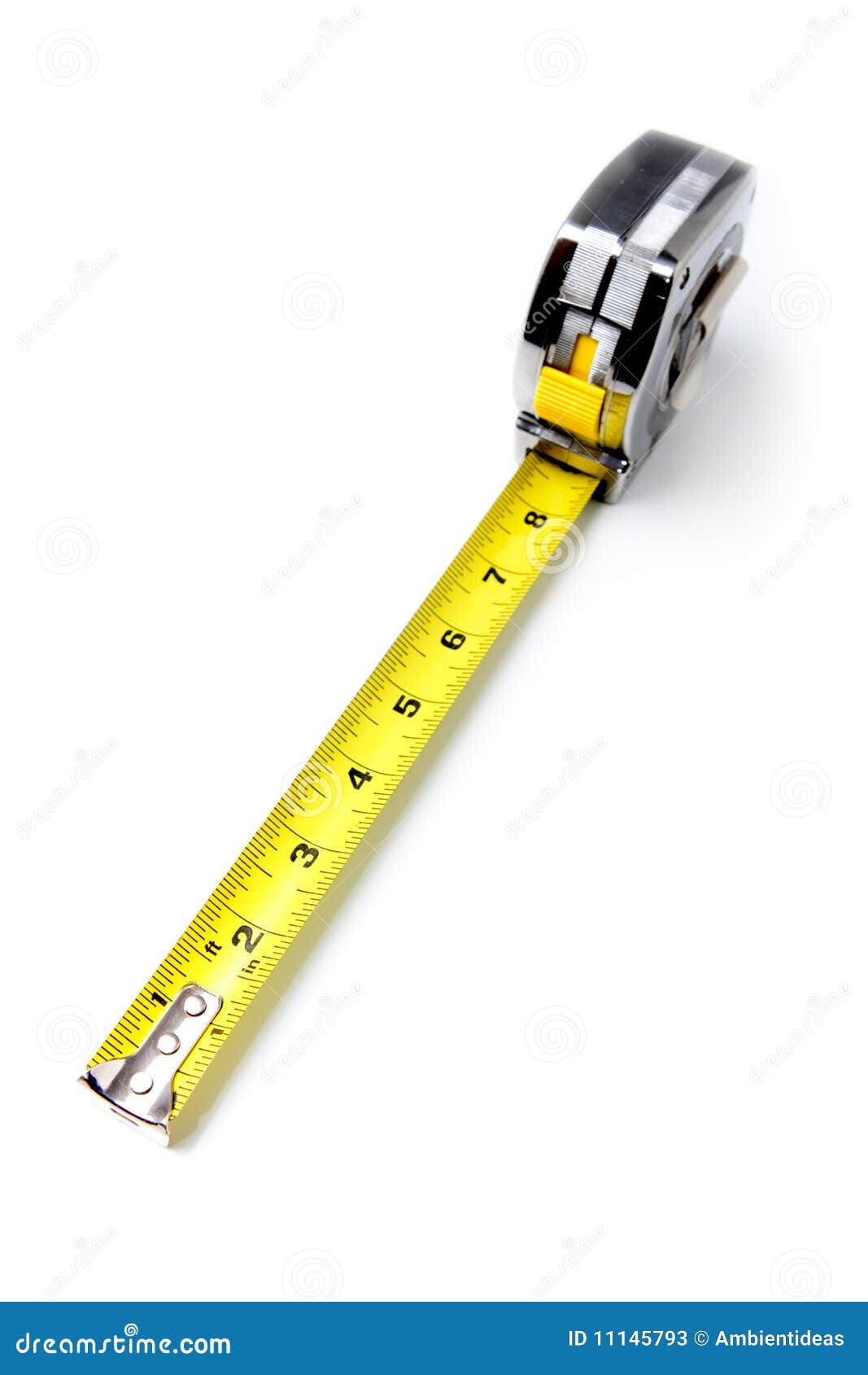 Measuring Tape Isolated on White Stock Image - Image of gauge ...