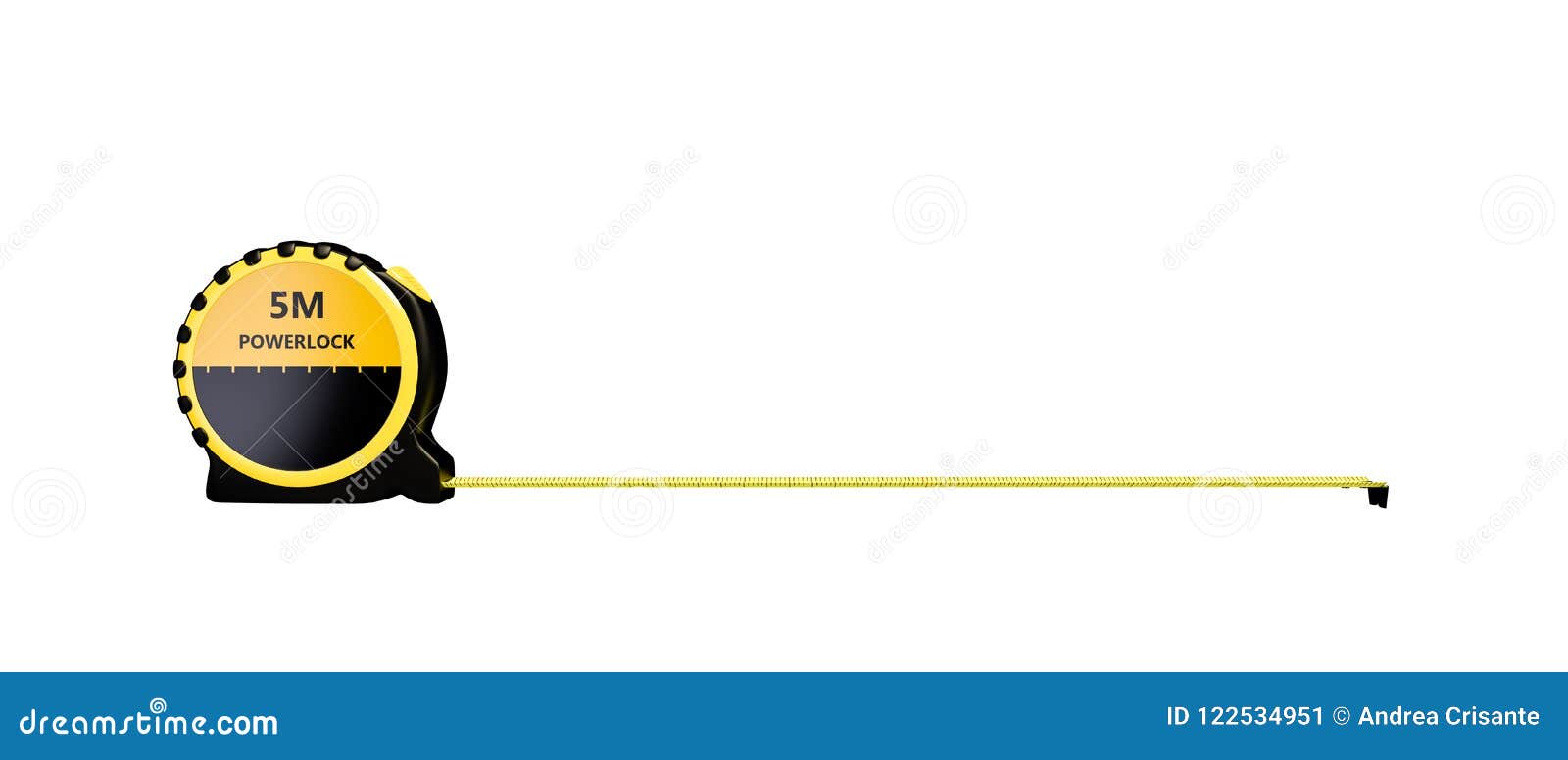 Measuring Tape Isolated on White Background Stock Illustration ...
